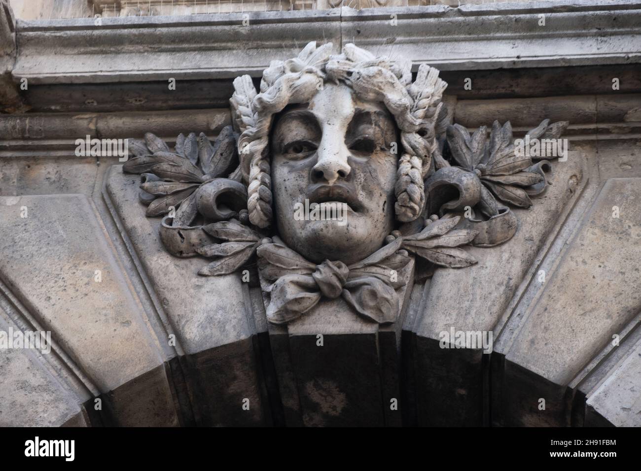 Human face as an element of architecture Stock Photo - Alamy