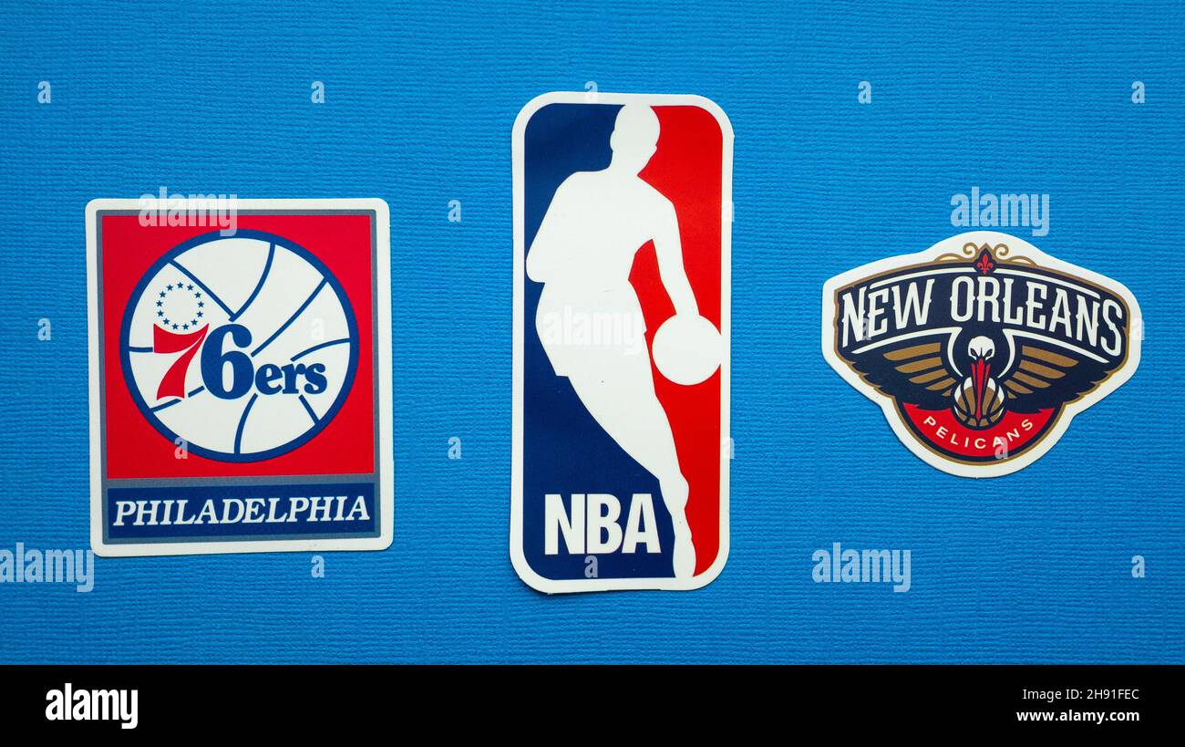 Philadelphia 76ers logo hi-res stock photography and images - Alamy