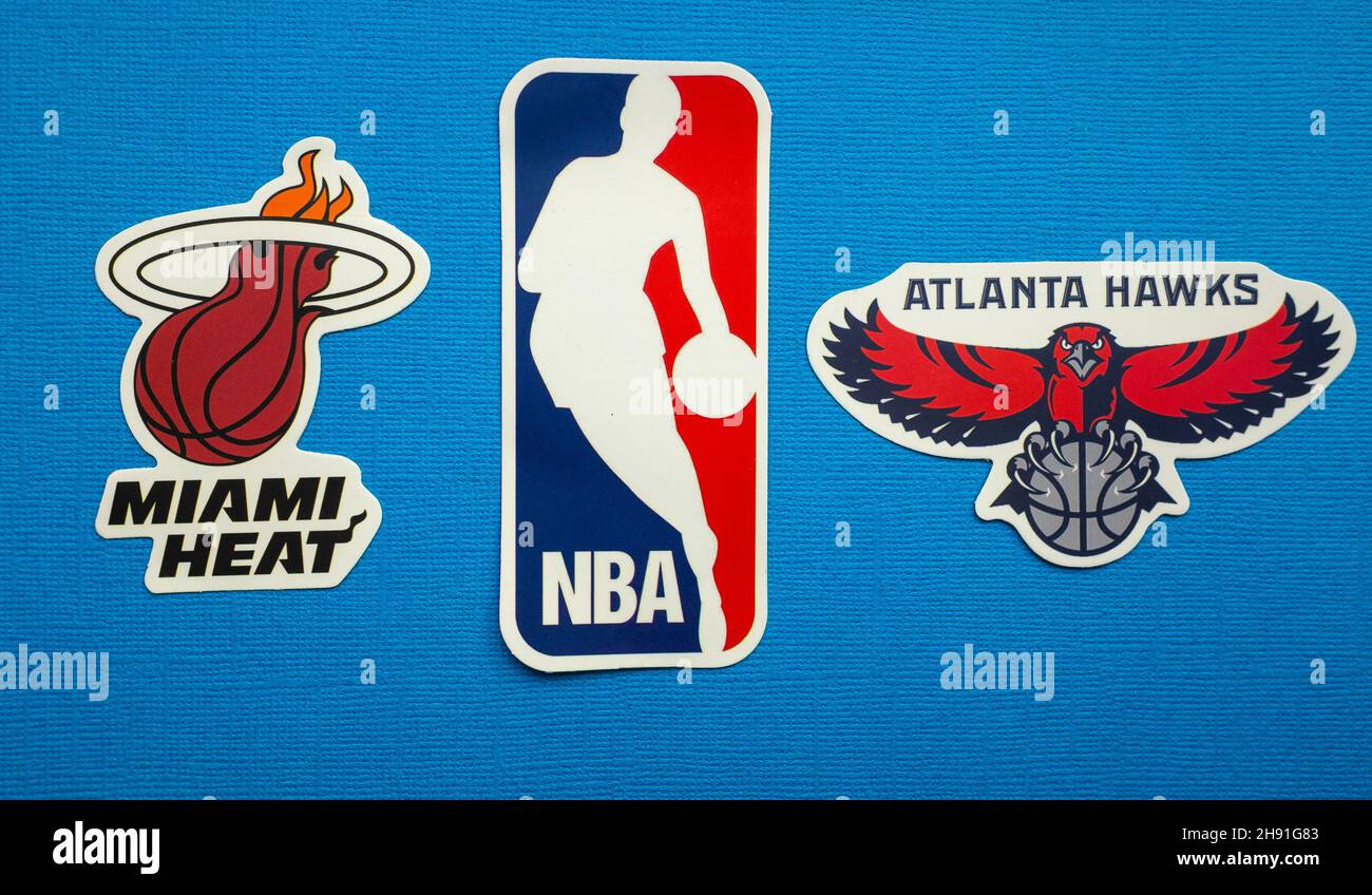 Atlanta hawks logo symbol icon hi-res stock photography and images - Alamy