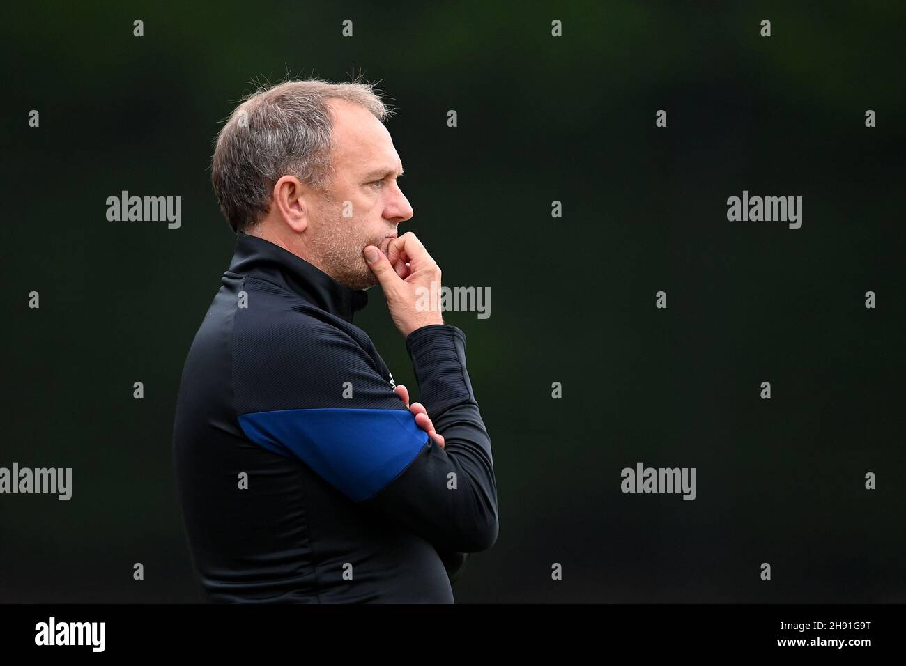 Mark Robson Manager of West Ham U23's Stock Photo - Alamy