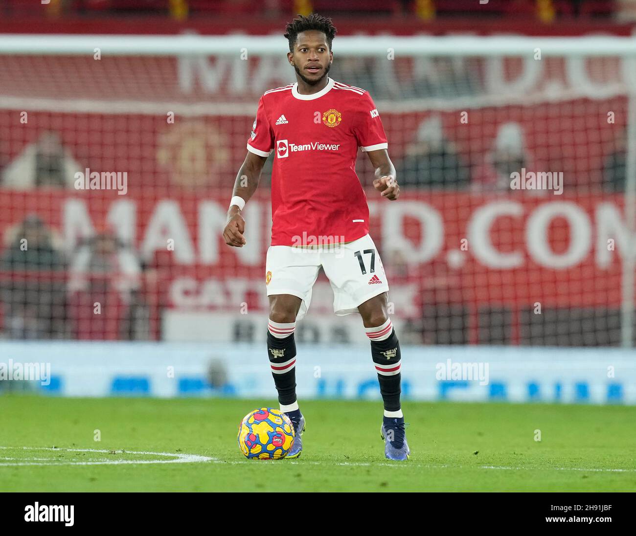 Manchester, England, 2nd December 2021. Fred of Manchester United ...