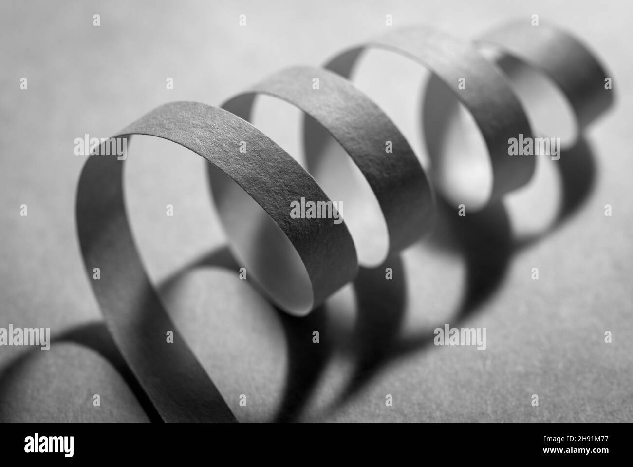 Curled up paper Black and White Stock Photos & Images - Alamy