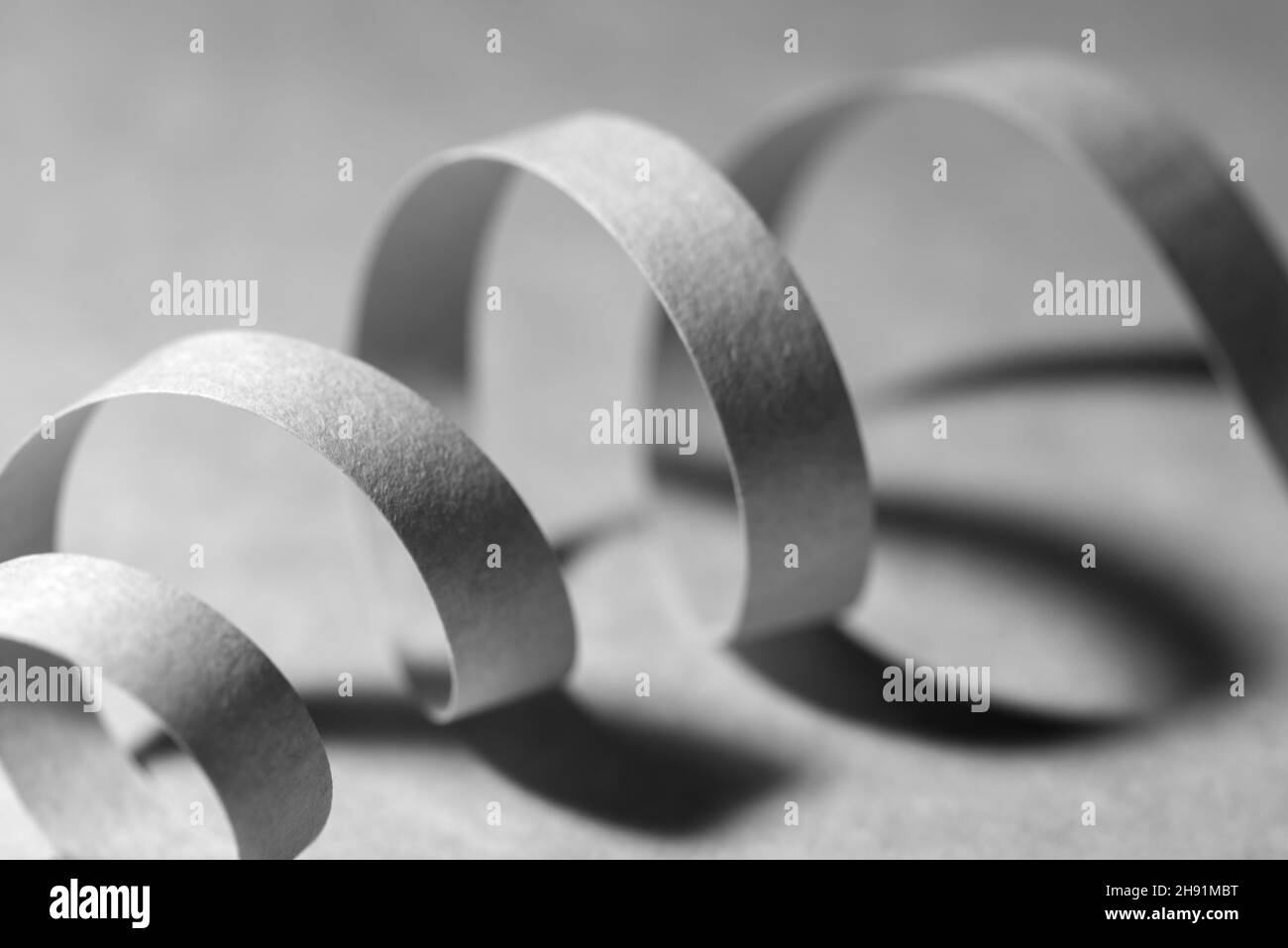 Curled up paper Black and White Stock Photos & Images - Alamy