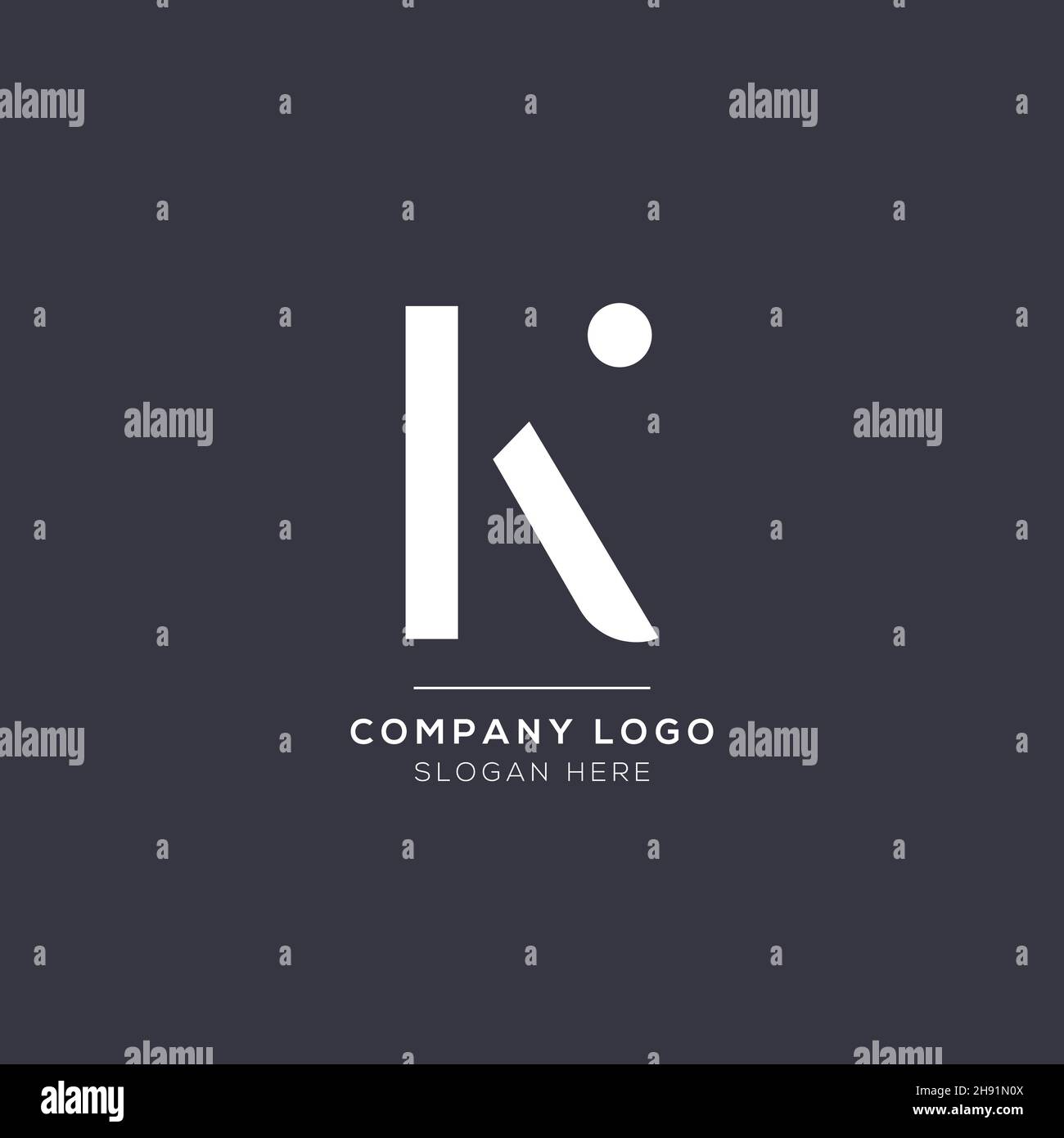 Unique modern K Letter Business Logo Design Alphabet Icon Vector Symbol ...