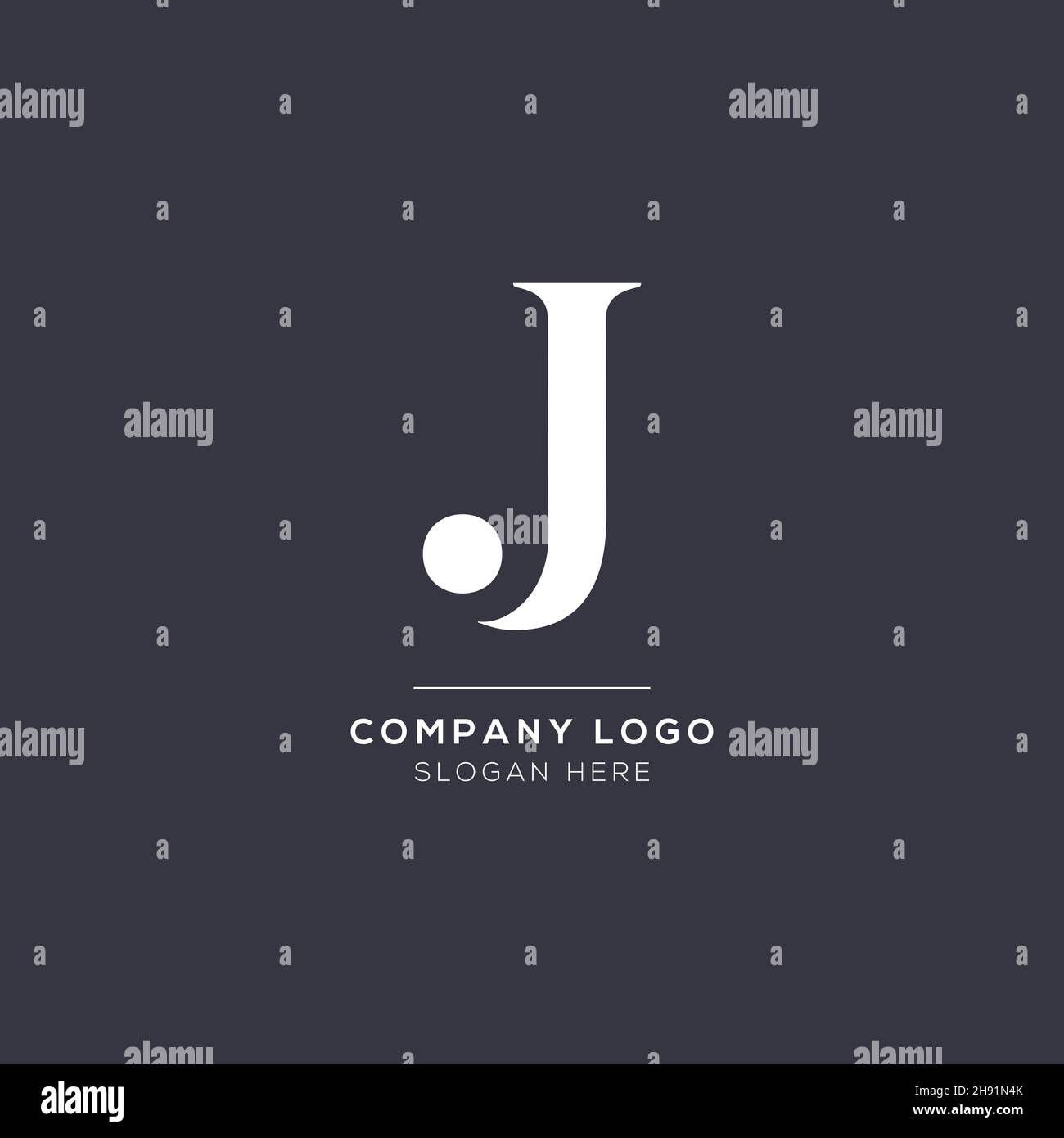 Unique modern J Letter Business Logo Design Alphabet Icon Vector Symbol ...