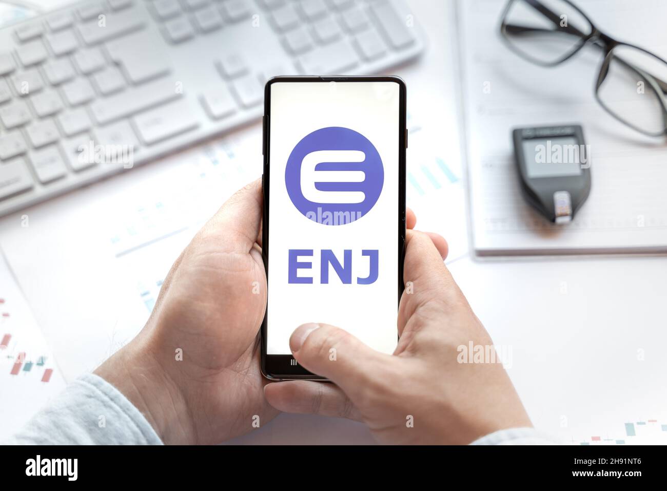 Enj business logo hi-res stock photography and images - Alamy