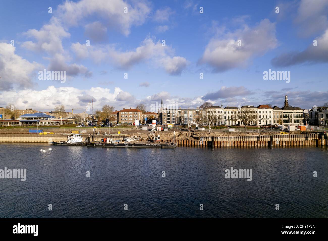 Aerial cityscape of Dutch tower town Zutphen Stock Photo - Alamy