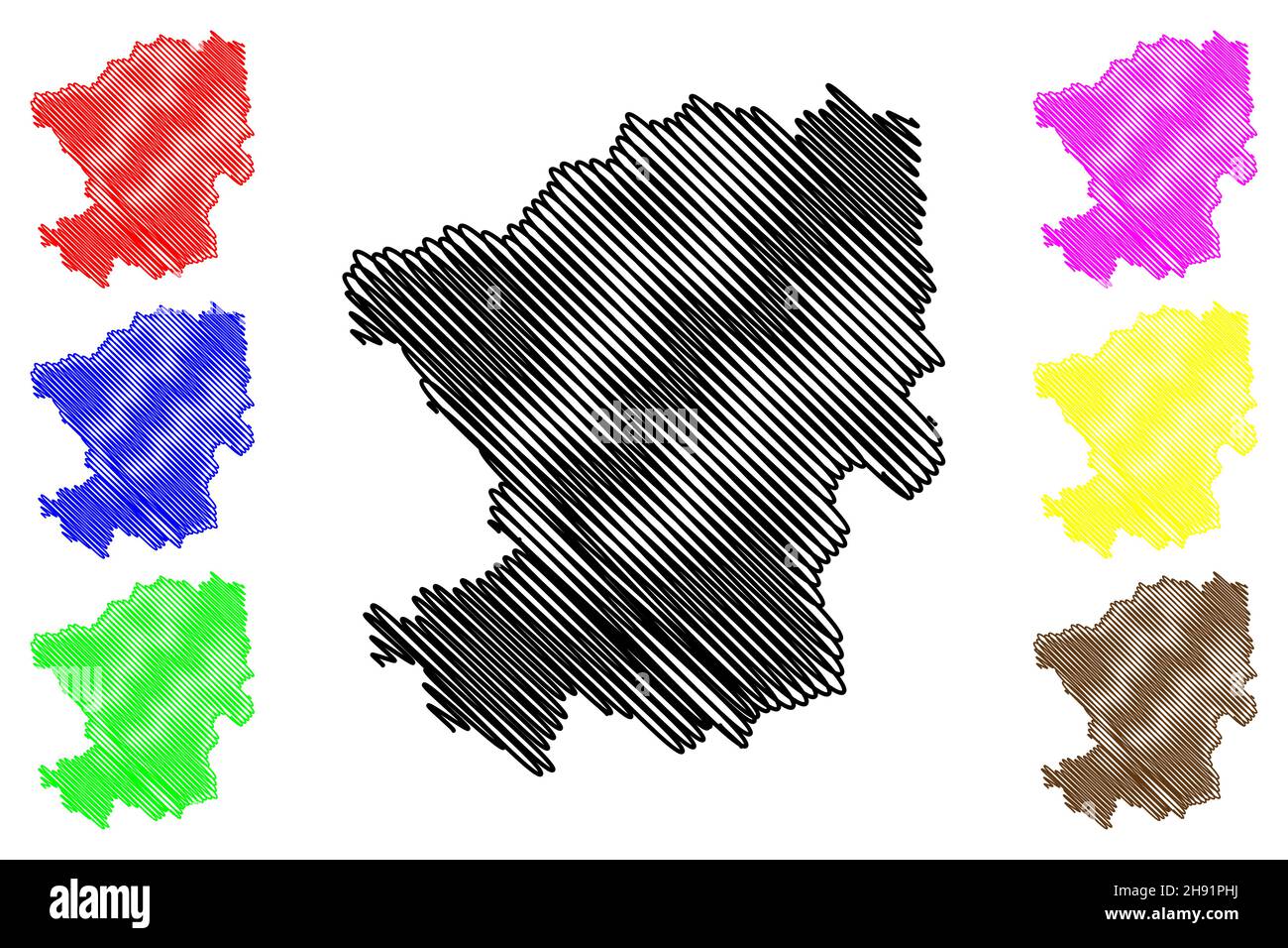 Chandrapur district (Maharashtra State, Nagpur Division, Republic of ...