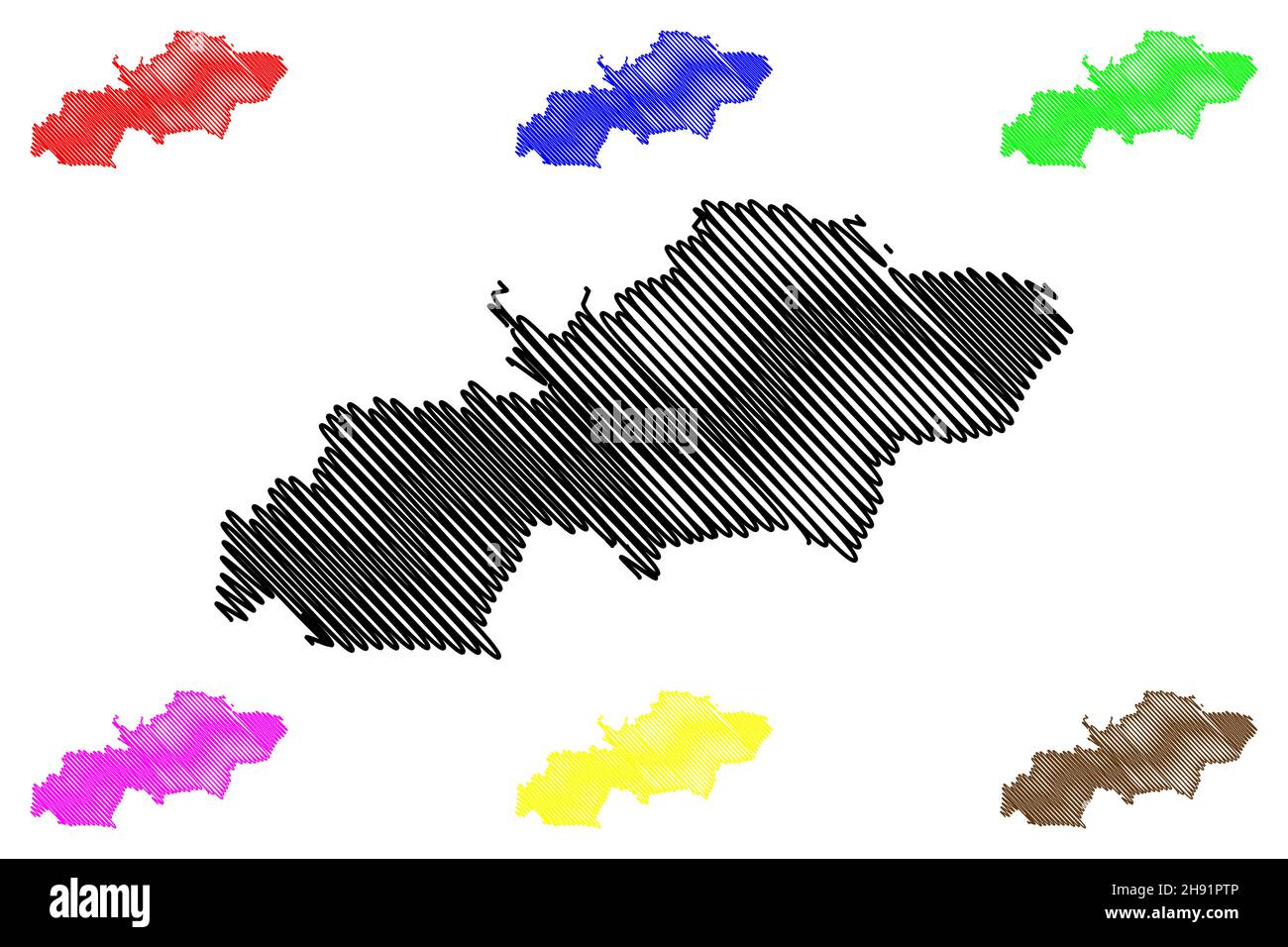 Chamarajanagar district (Karnataka State, Republic of India, Mysore ...