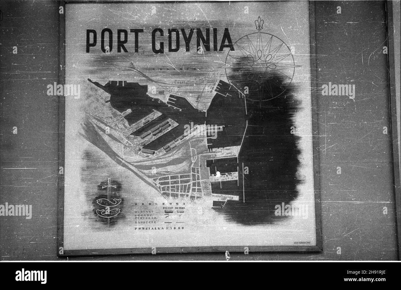 Map of gdynia Black and White Stock Photos & Images - Alamy