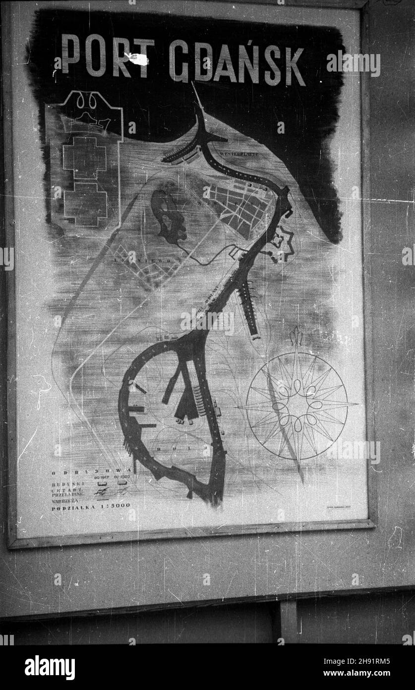 Gdansk port map Black and White Stock Photos & Images - Alamy