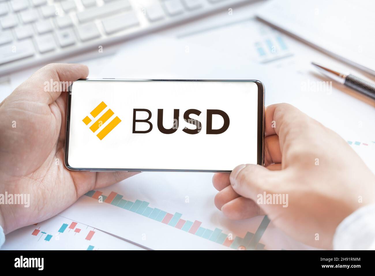 Busd logo hi-res stock photography and images - Alamy