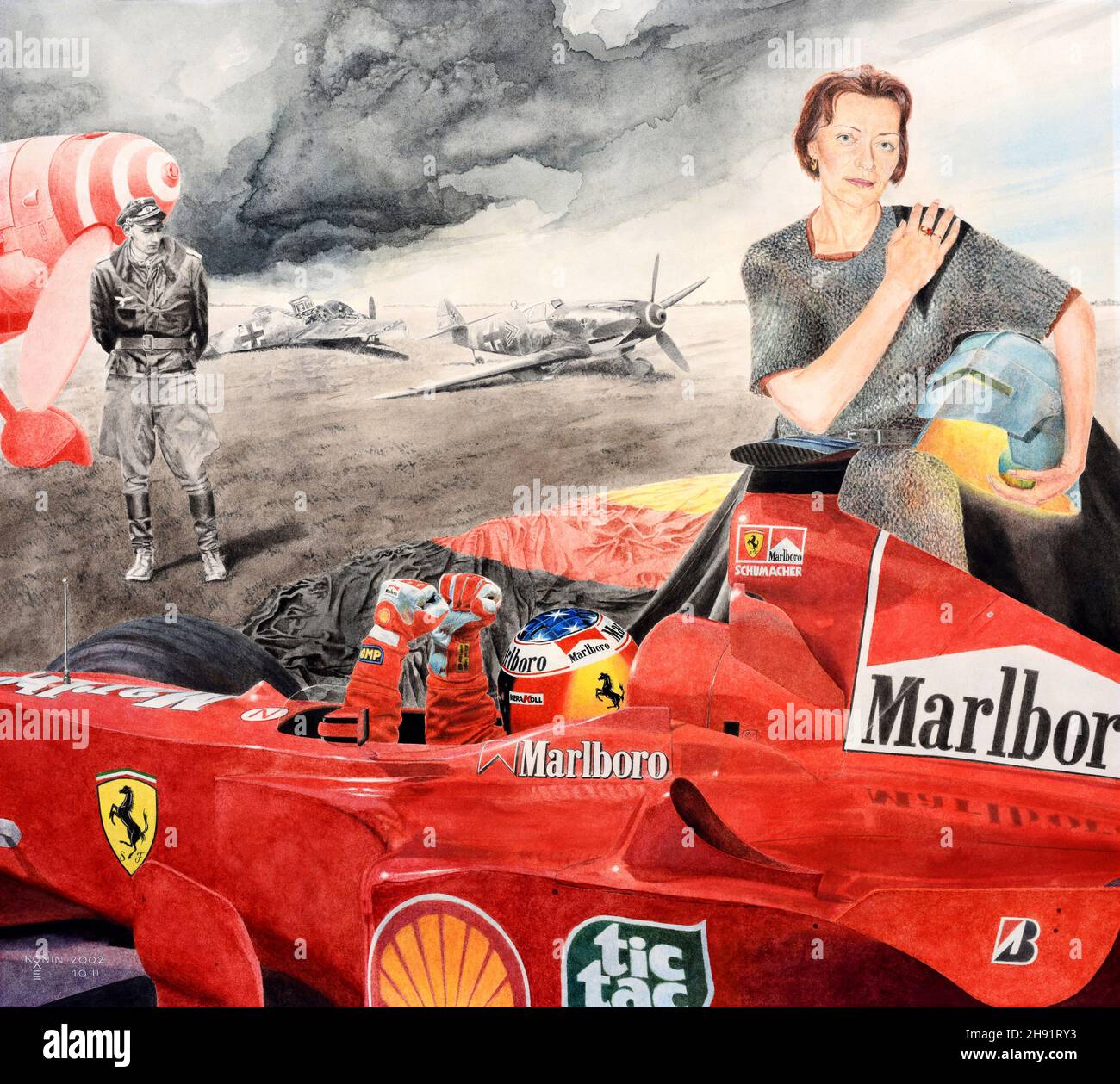 Erich Hartmann art Stock Photo - Alamy