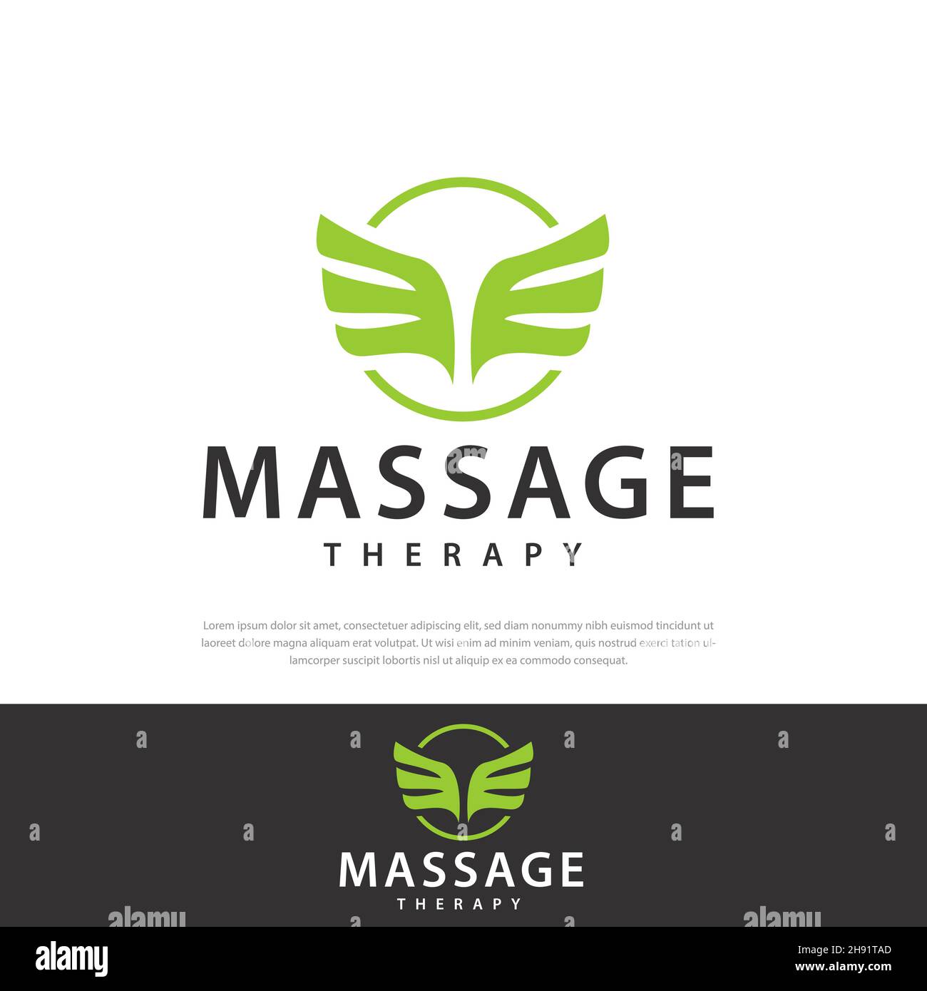 Massage vectors hi-res stock photography and images - Alamy