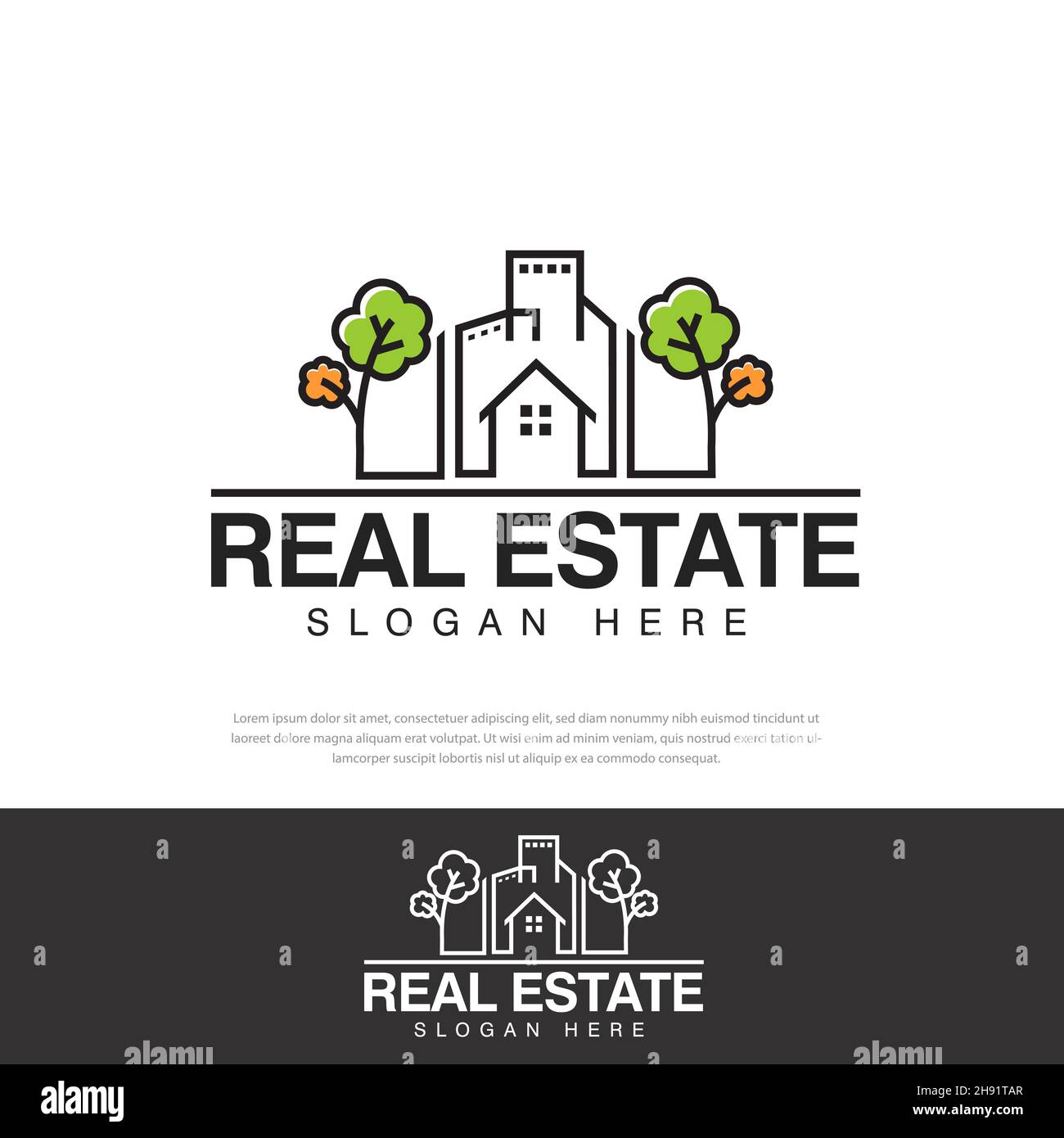 Exterior building abstract Stock Vector Images - Alamy