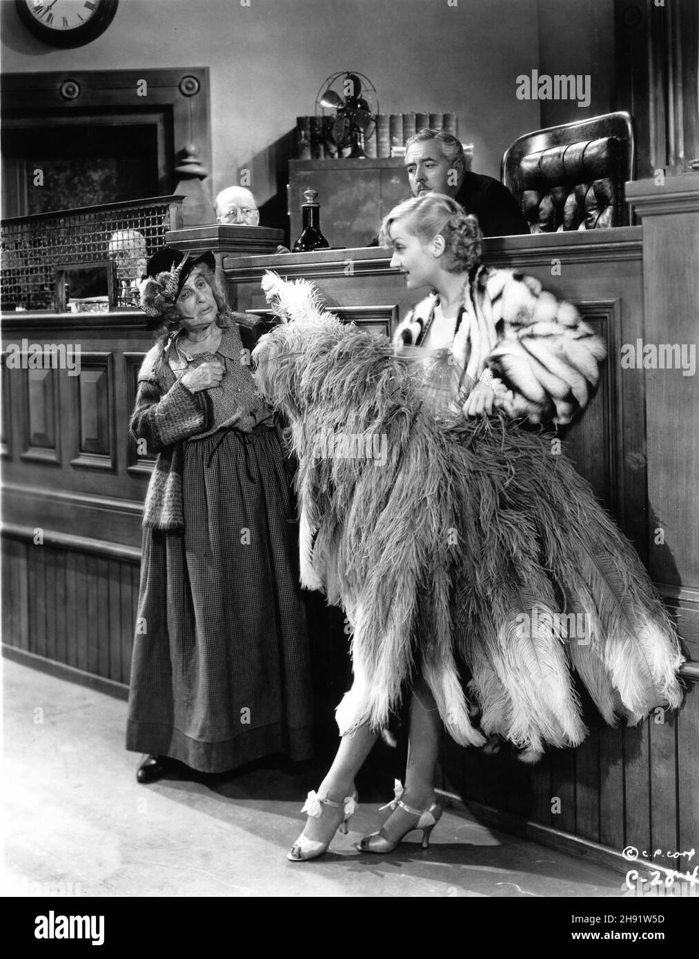 MAY ROBSON CAROLE LOMBARD and WALTER CONNOLLY in LADY BY CHOICE 1934 ...