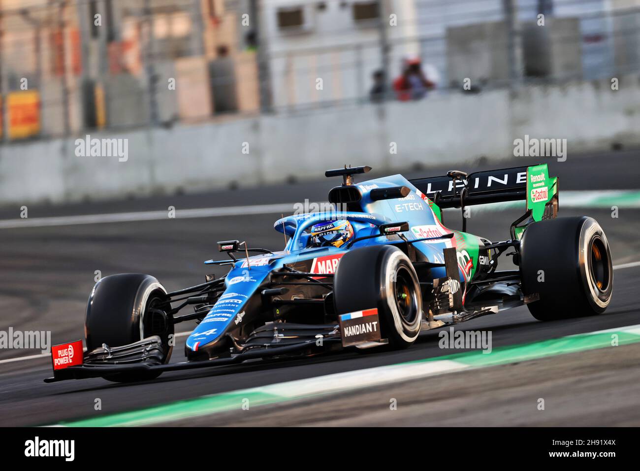 Fernando Alonso (ESP) Alpine F1 Team A521. 03.12.2021 Formula 1 World Championship, Rd 21, Saudi ...