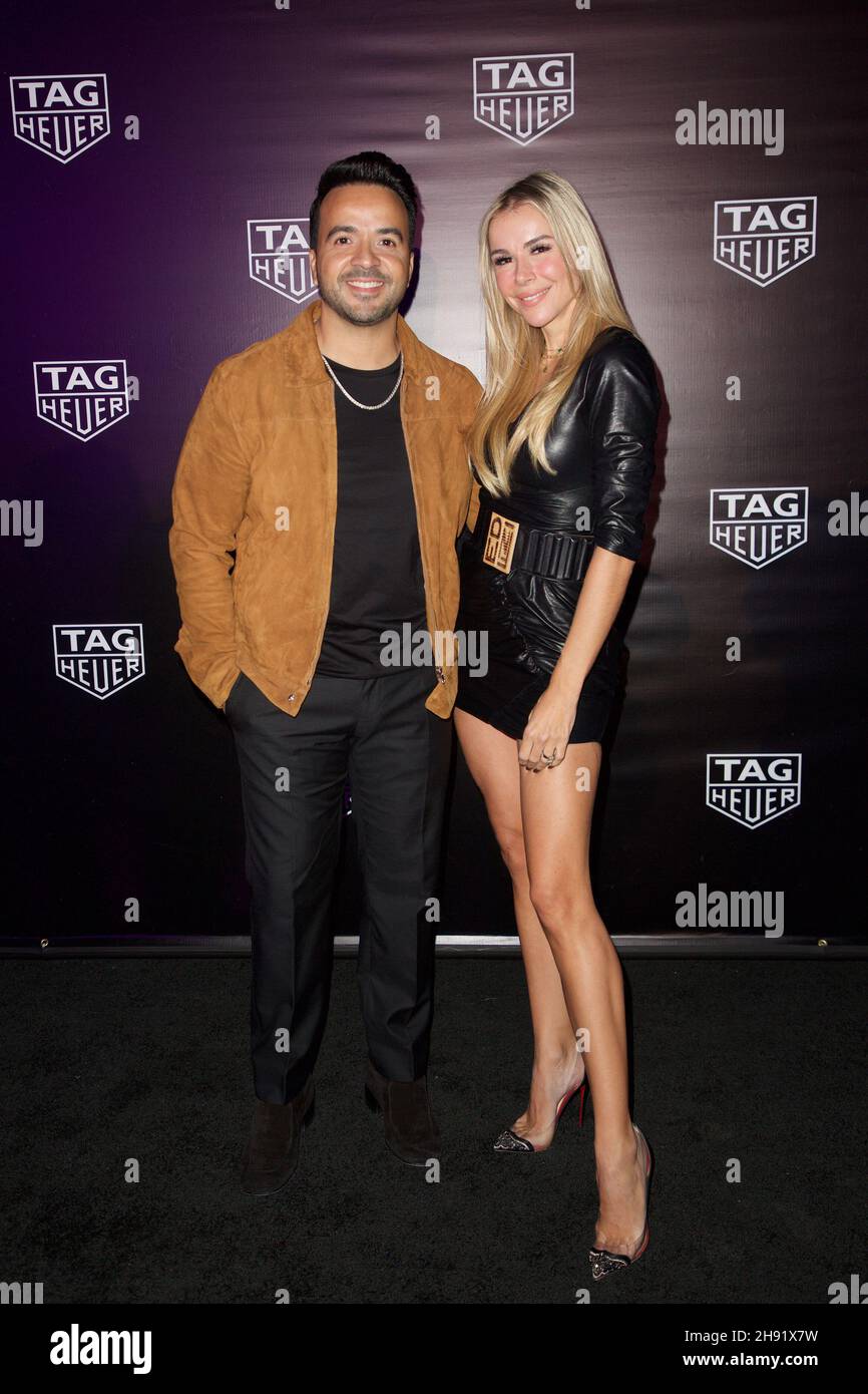 Luis Funsi and wife Agueda Lopez attend to the TAG Heuer dinner event ...