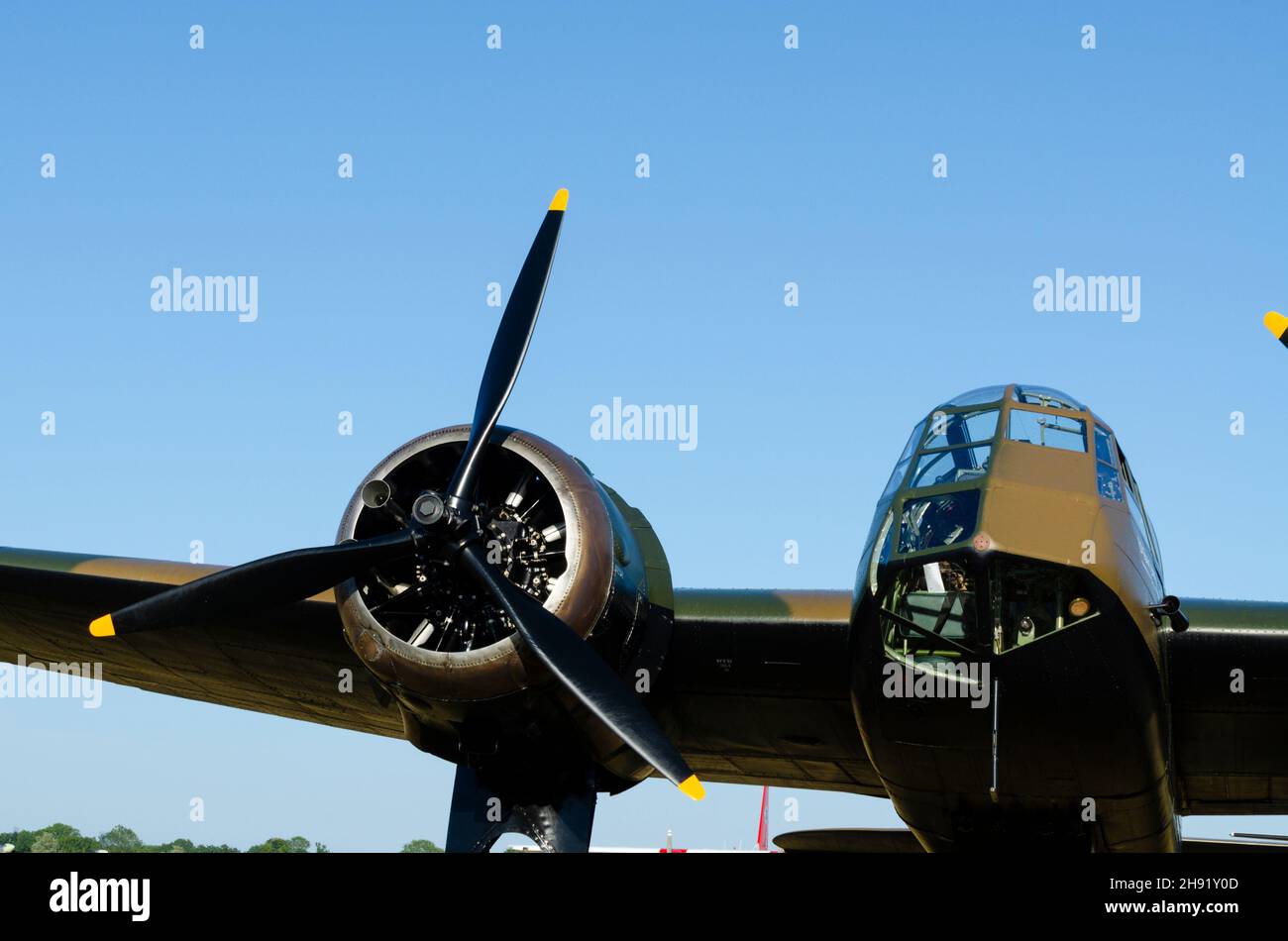 Bristol Blenheim fighter bomber plane L6739, G-BPIV, at Headcorn ...