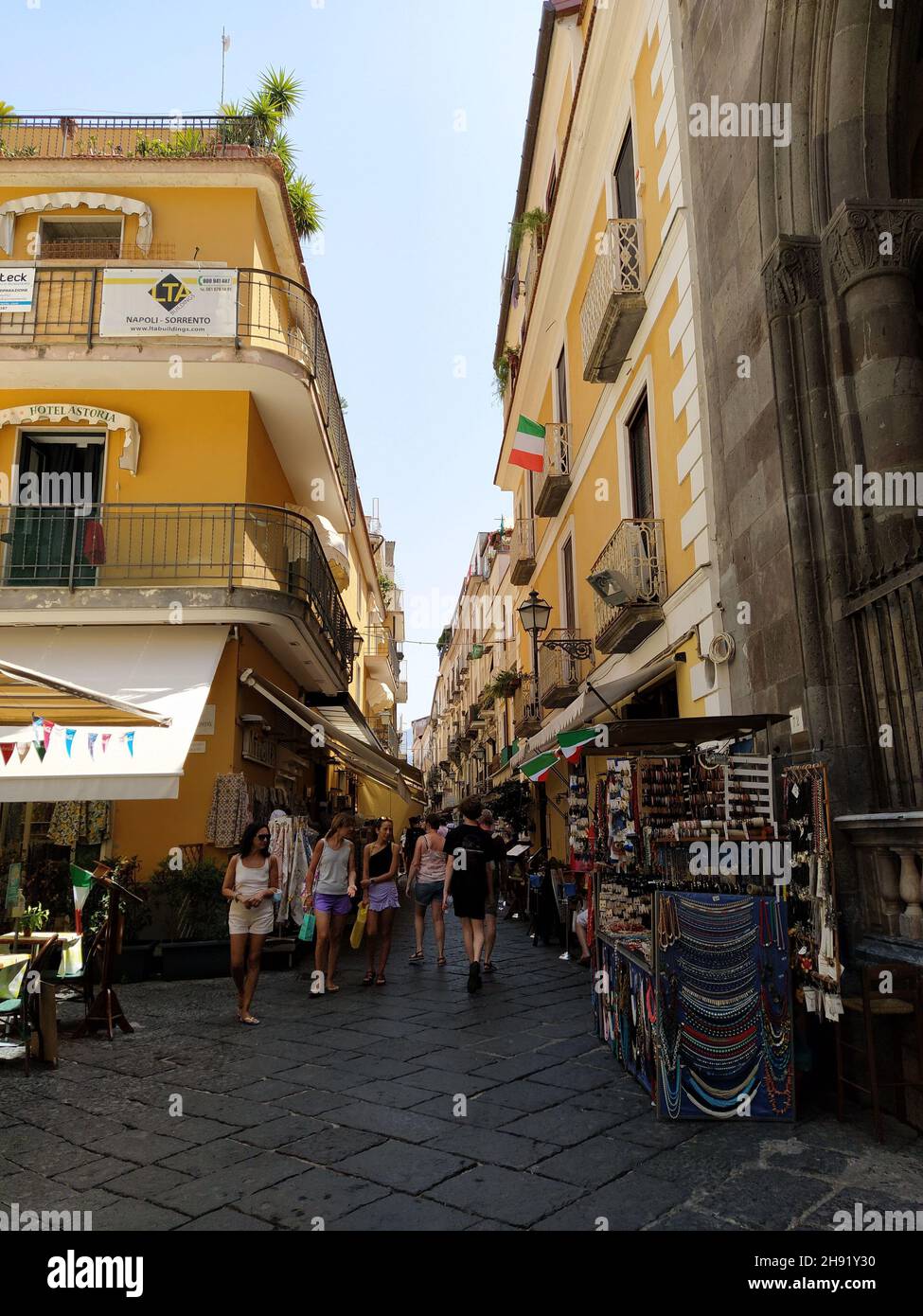 Image of Sorrento streets in Naples, Italy Stock Photo - Alamy