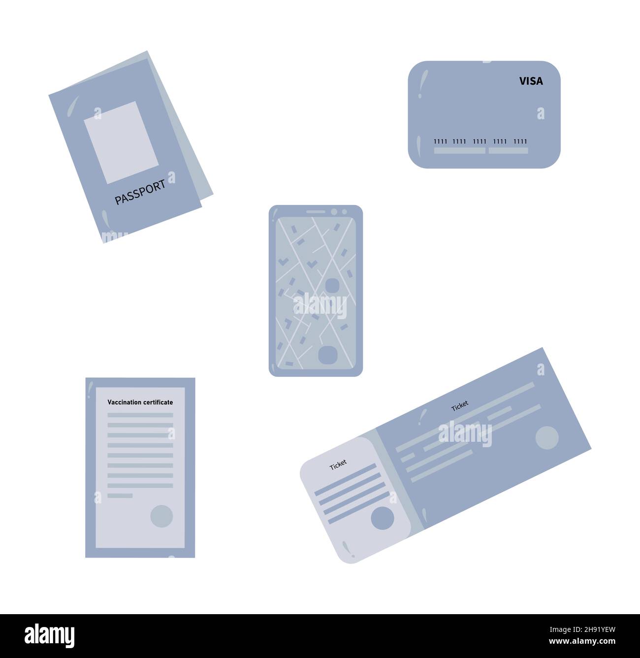 Illustration certificate in file Stock Vector Images - Alamy