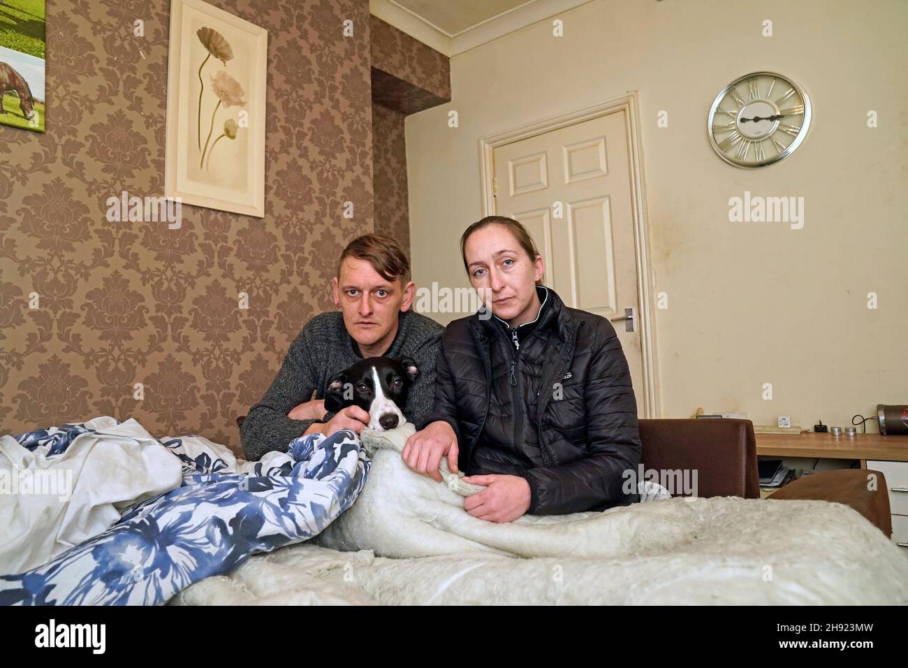 Christopher Bertram (left), 39, and his dog, Max, with his partner ...