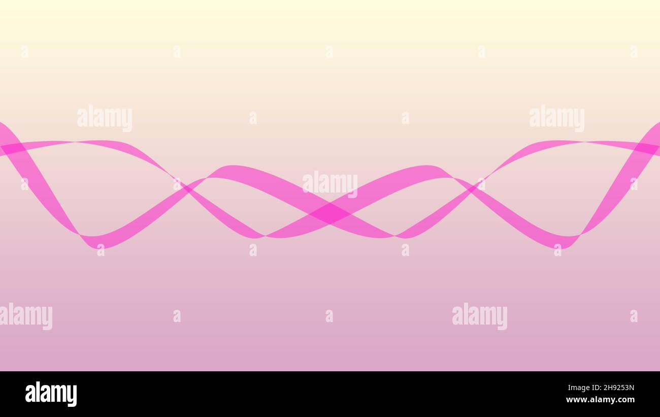 Abstract pastels gradient with pink ribbon background, modern wallpaper ...