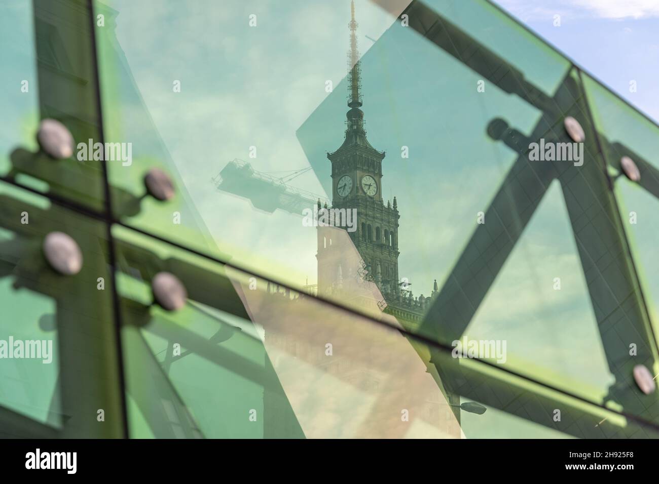Palace of Culture and Science building in Warsaw center, capital of ...