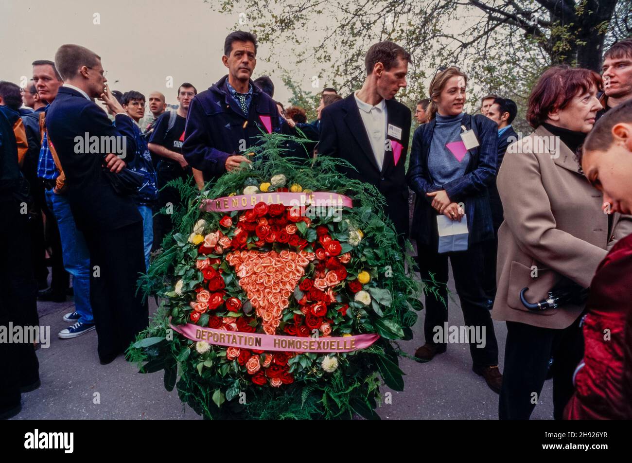 Pink triangle memorial hi-res stock photography and images - Alamy