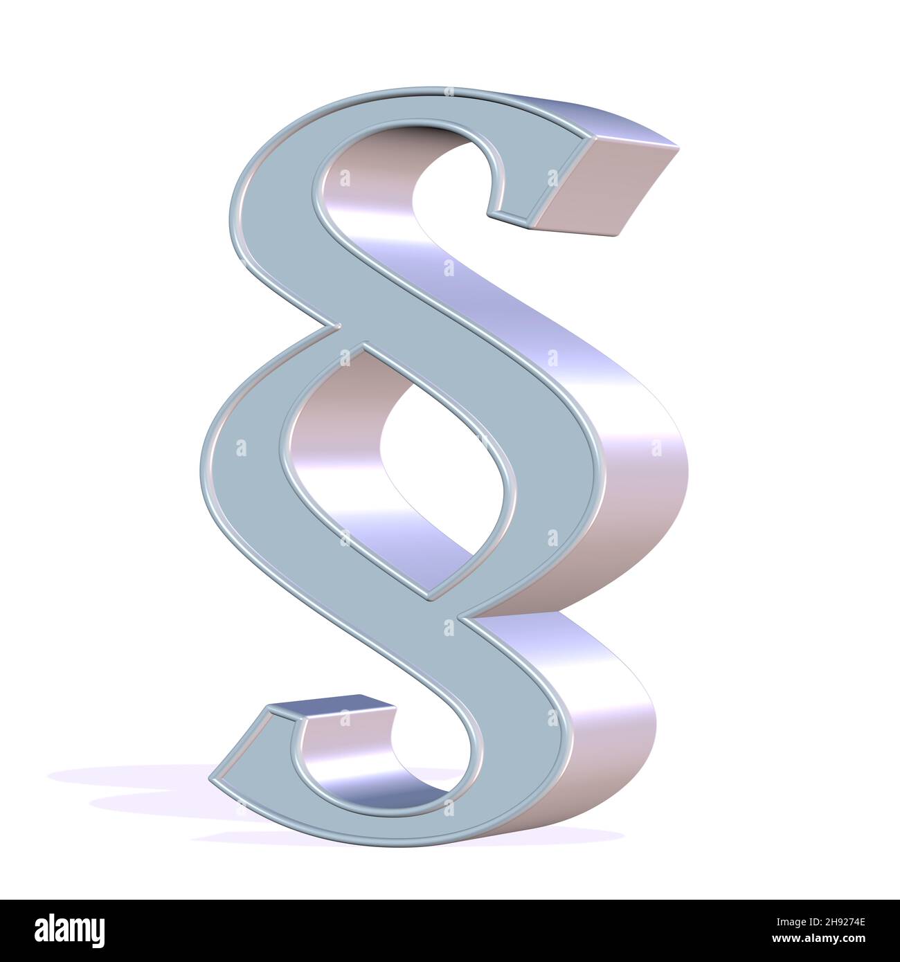 Paragraph isolated against white background, 3d illustration Stock ...