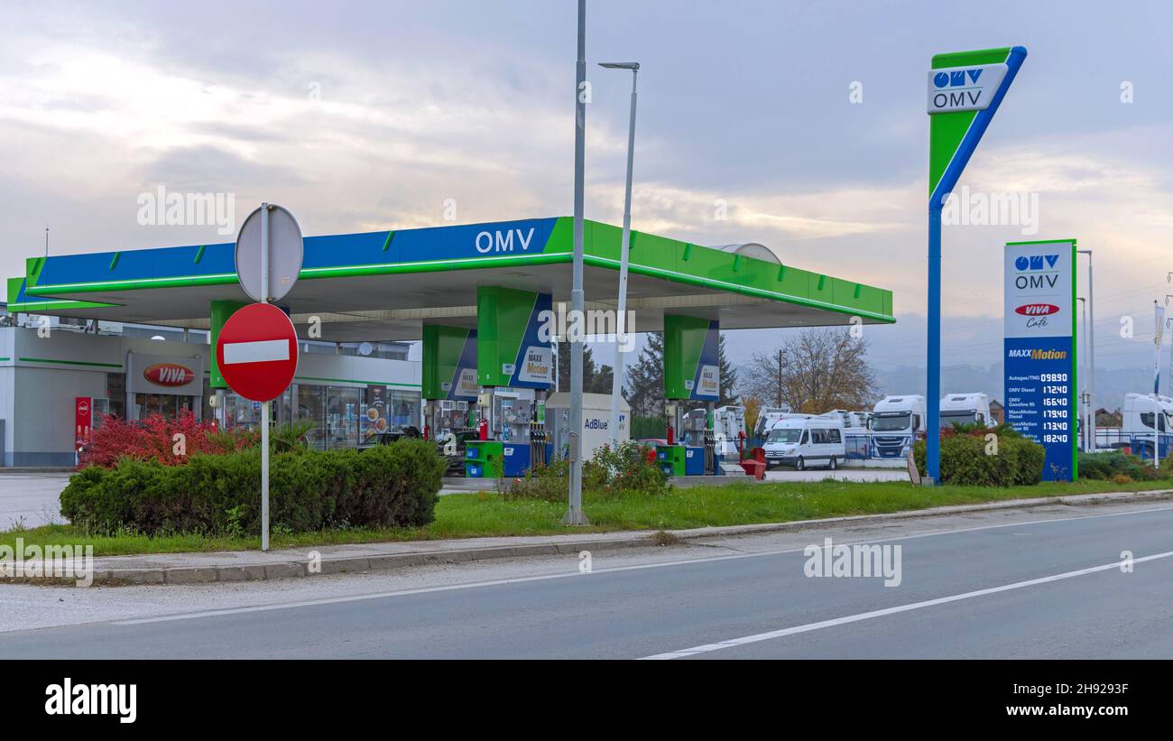 Omv petrol station hi-res stock photography and images - Alamy