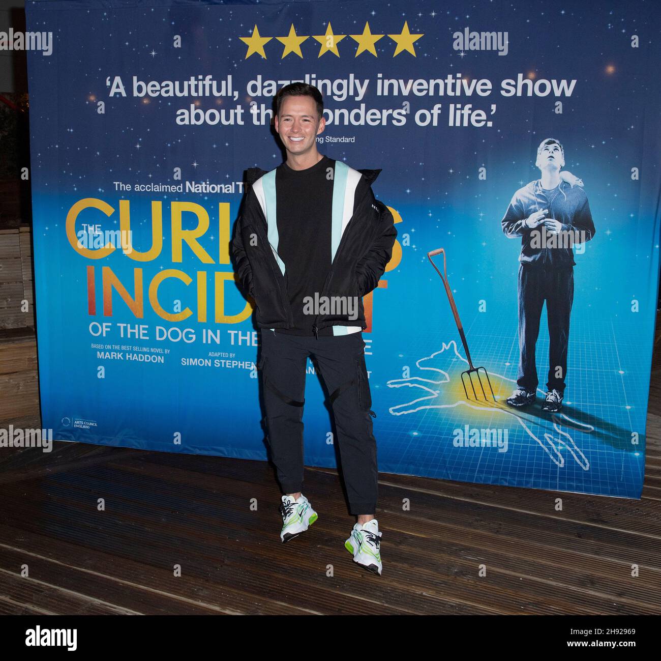 London, UK. Lorcan at the Opening Performance of The Curious Incident ...