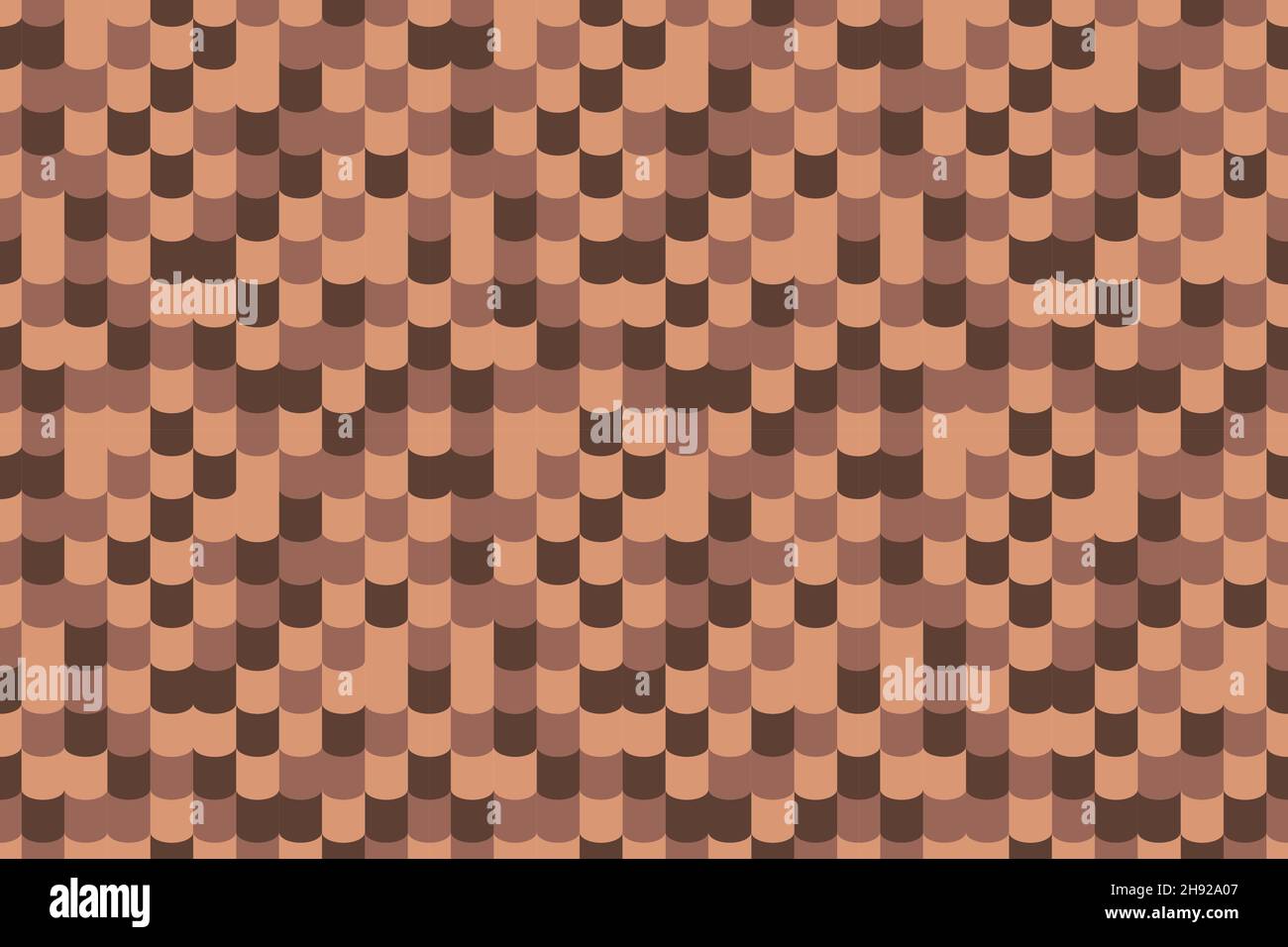 Roof tile texture seamless pattern for house or home. Abstract ...