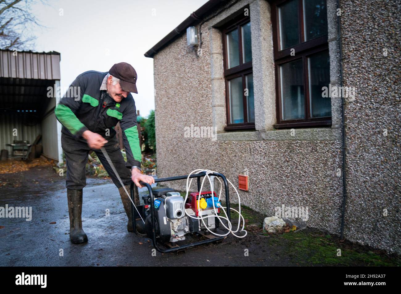 Jim Muir (pictured) and his wife Belinda, who live at Honeyneuk Farm ...
