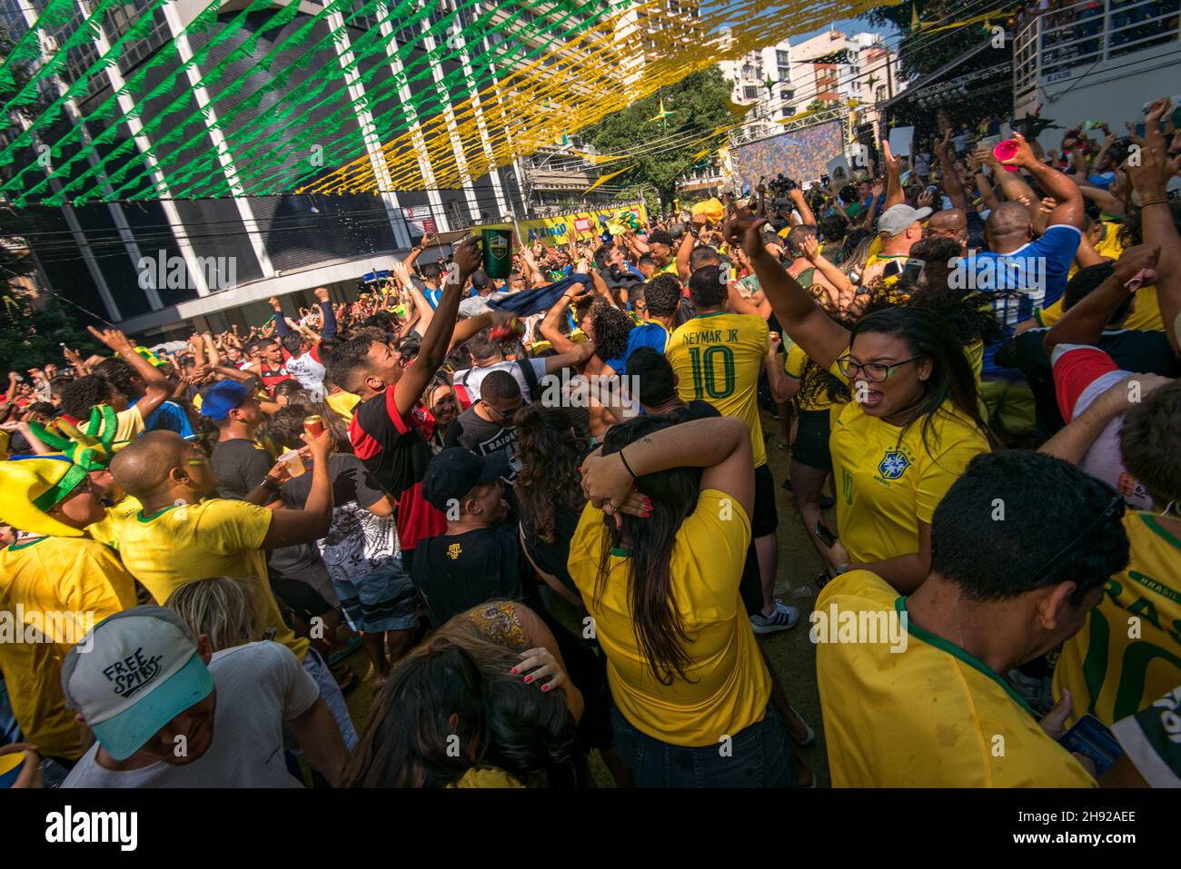 Rio celebration world cup hi-res stock photography and images - Alamy