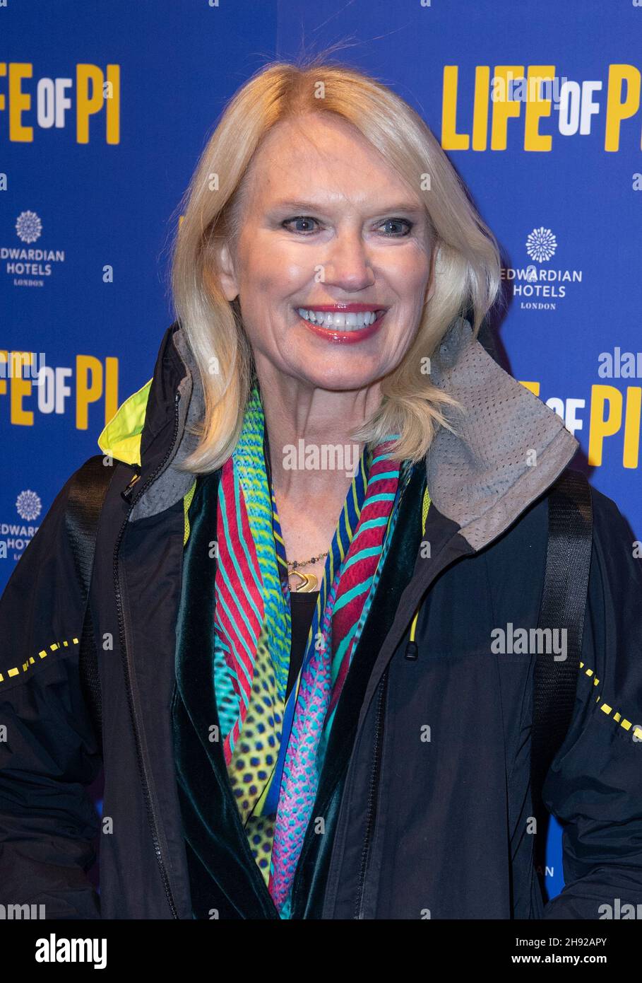 London, UK.Anneka Rice at the 'Life of Pi' opening night play at ...
