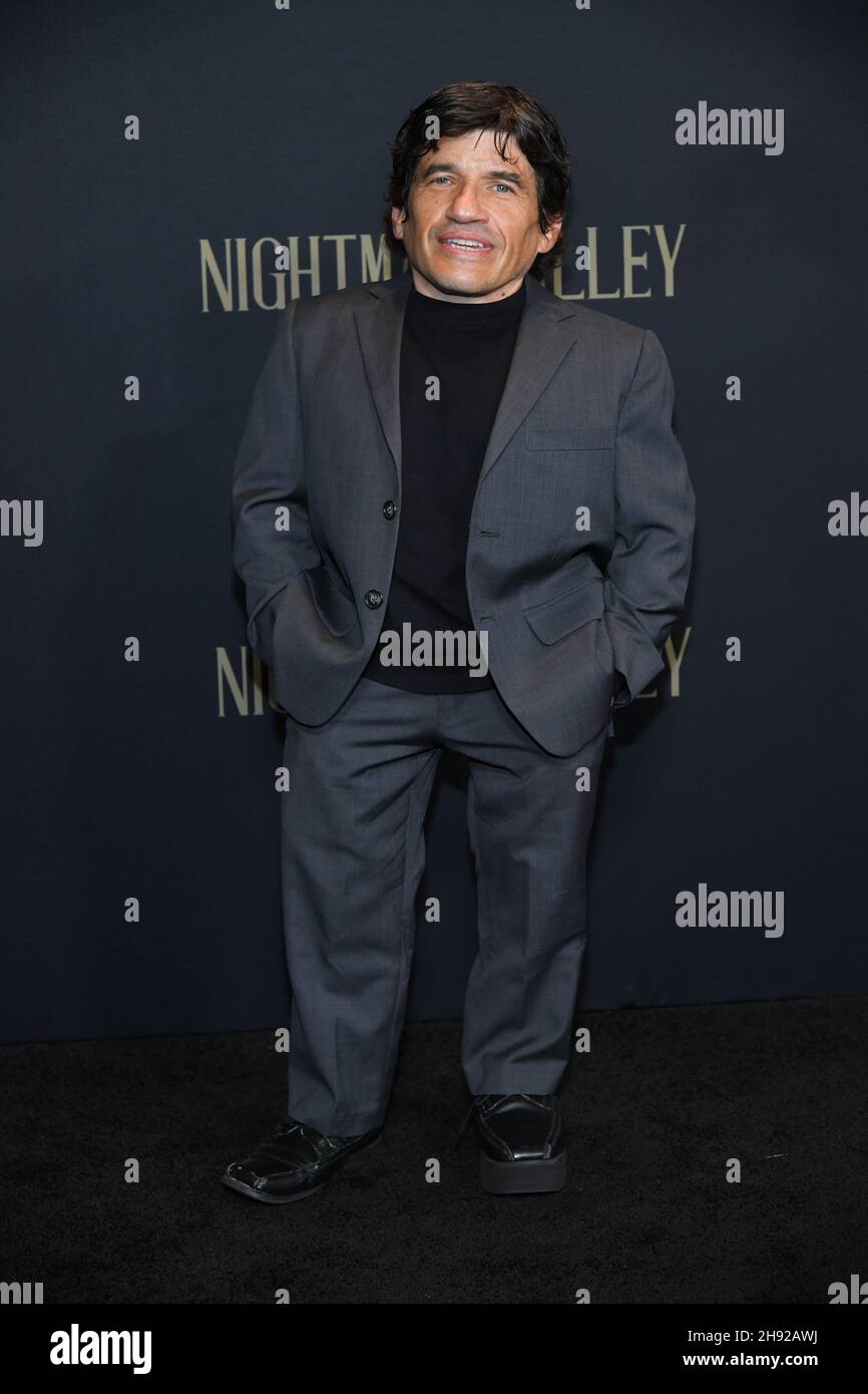 Mark Povinelli attends "Nightmare Alley" World Premiere at Alice Tully ...