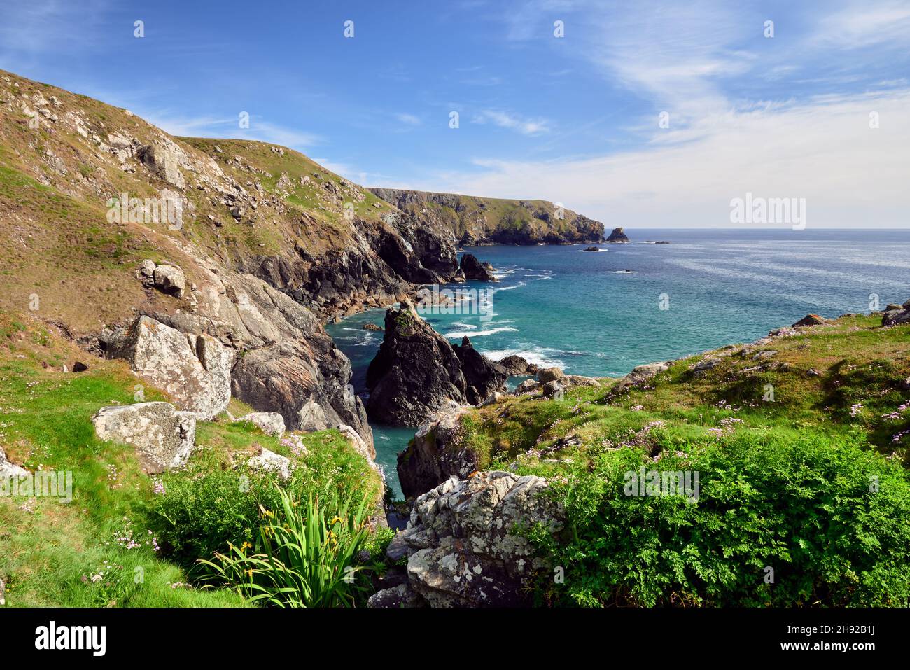 Lizard Peninsula, Cornwall, England, UK Stock Photo - Alamy