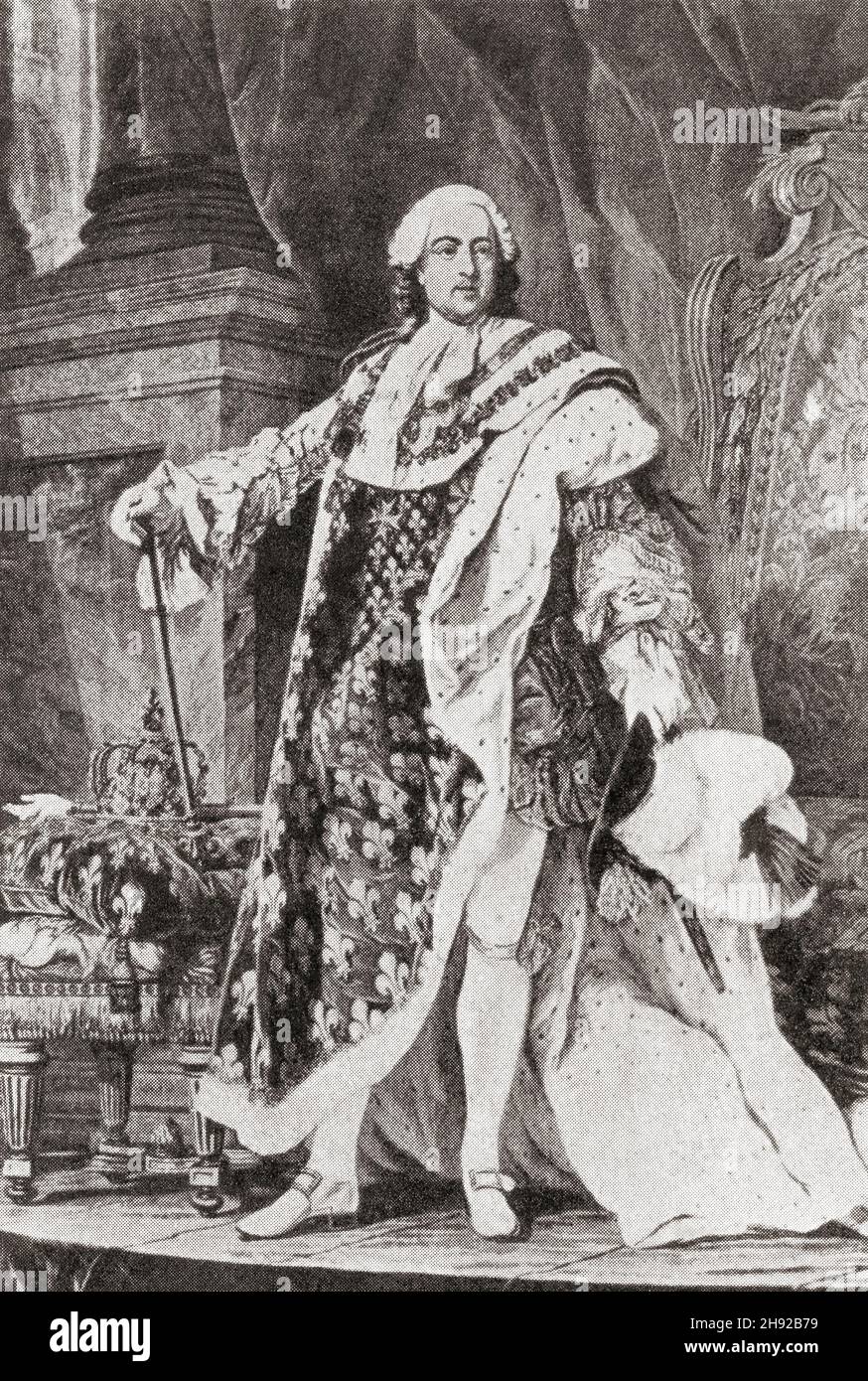 King louis xv of france hi-res stock photography and images - Alamy