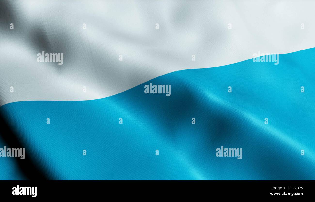 3D Illustration of a waving Poland city flag of Torun Stock Photo - Alamy