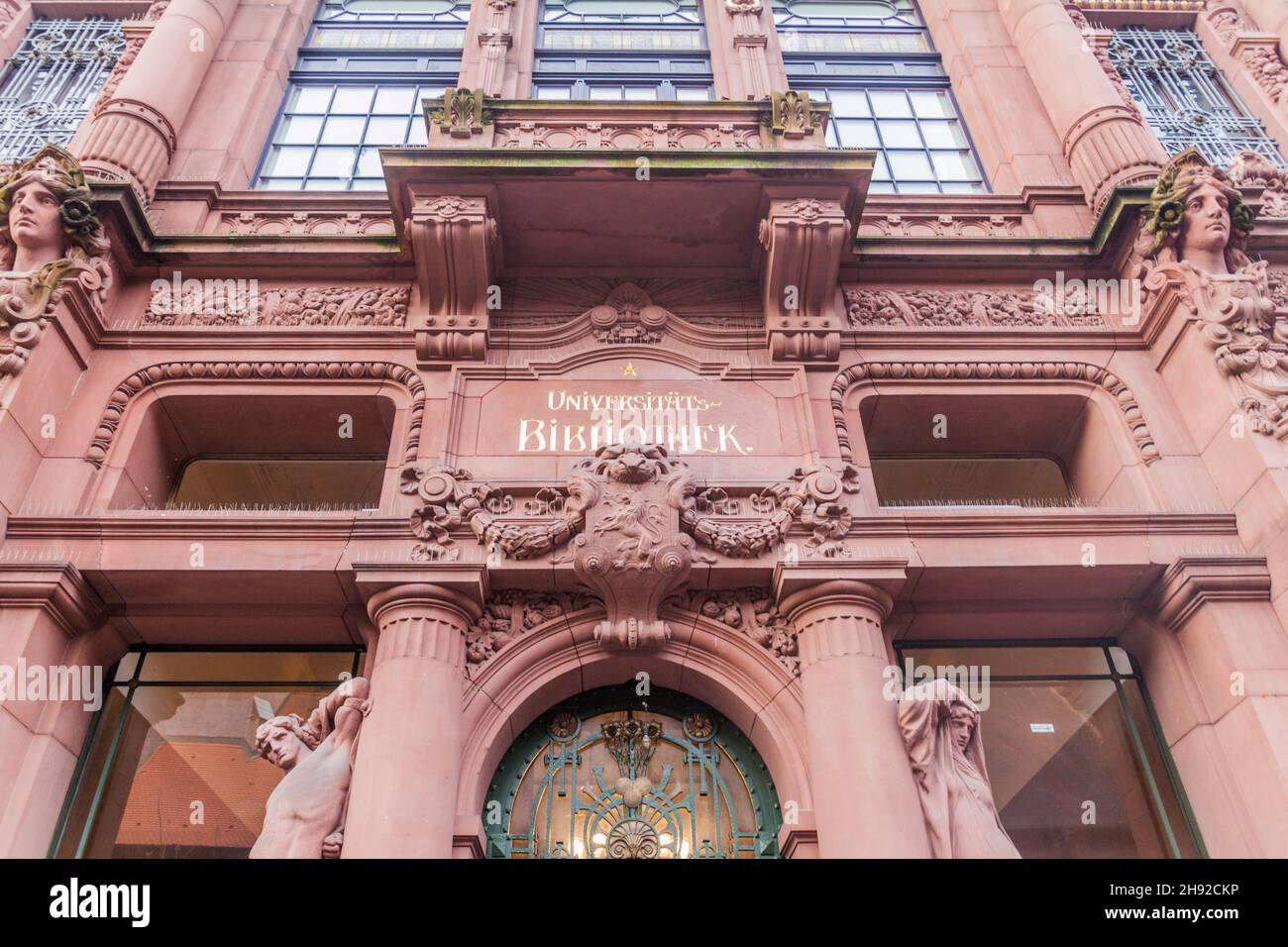 University library in Heidelberg in Germany Stock Photo - Alamy