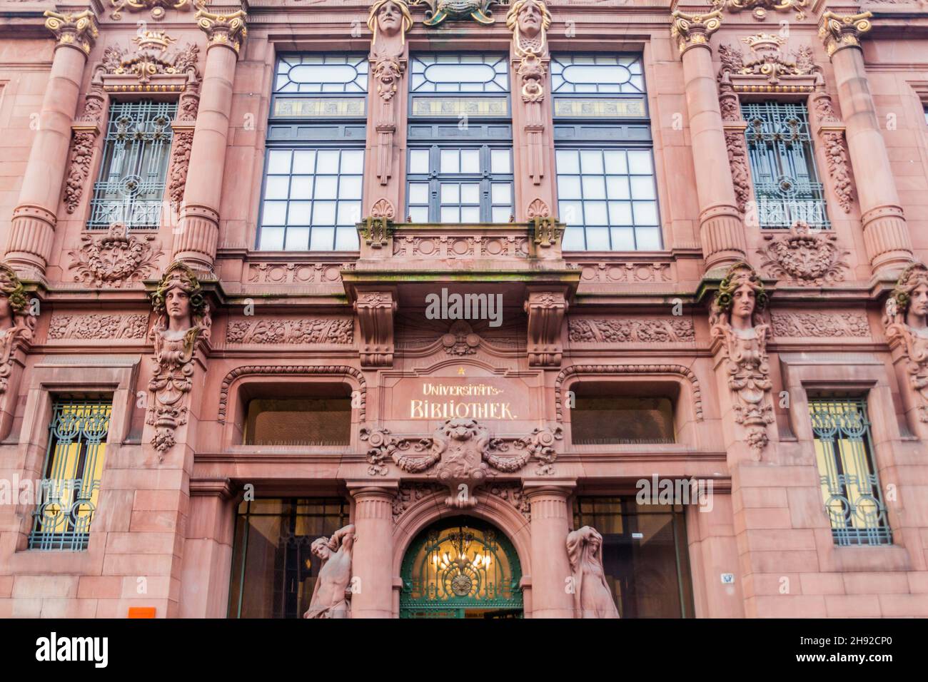 University library in Heidelberg in Germany Stock Photo - Alamy