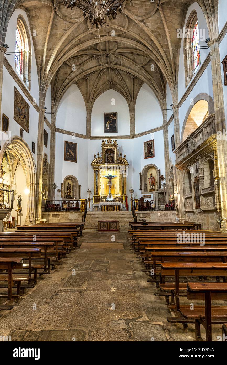 Interior of San Martin Church at the Plaza Mayor, Main Square of ...