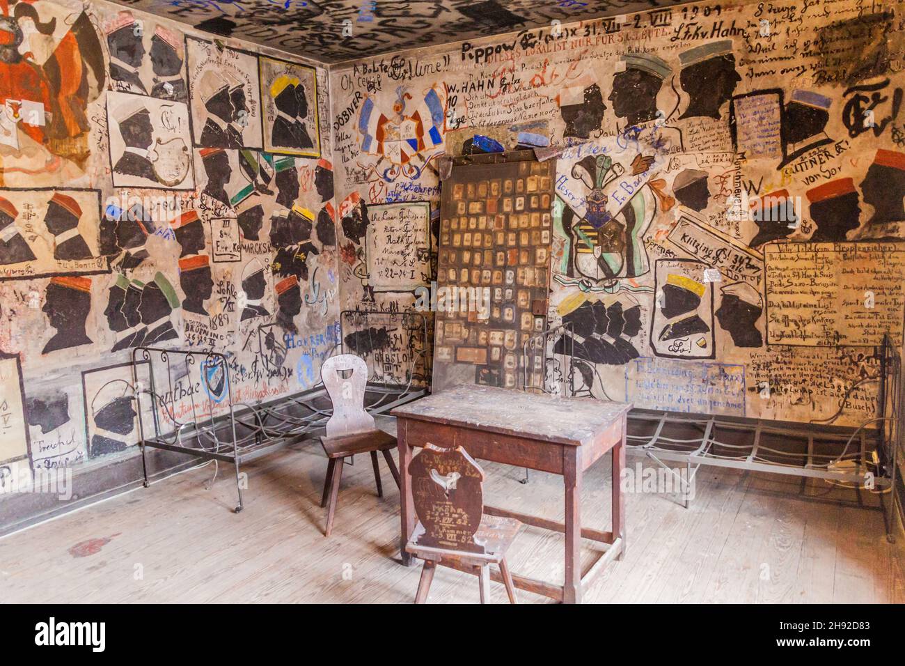 HEIDELBERG, GERMANY - DECEMBER 17, 2017: Interior of the old ...