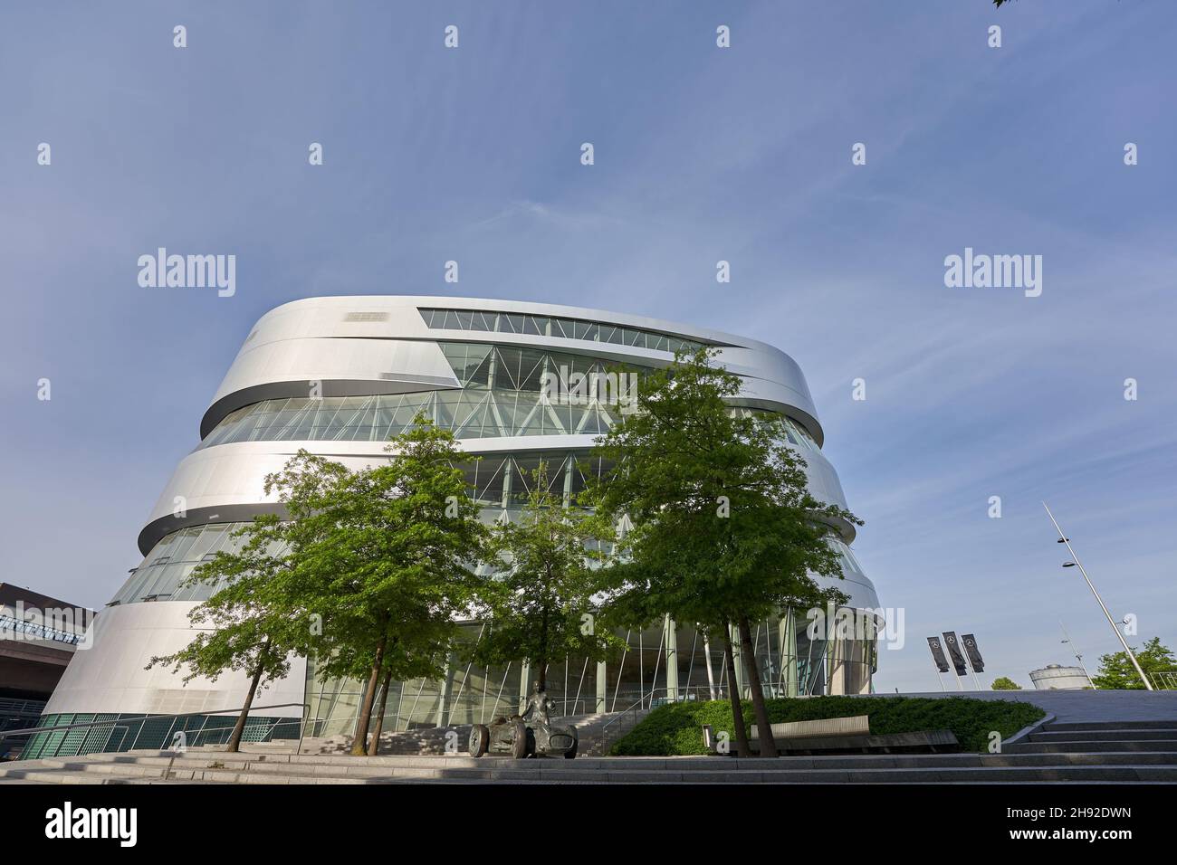 Stuttgart Bad Cannstatt, Germany - May 22, 2020: Mercedes Benz Museum ...