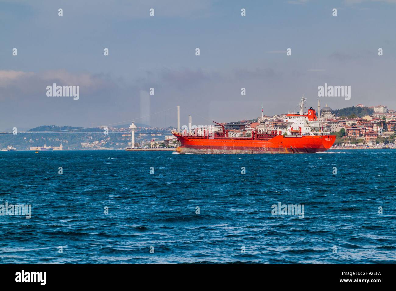 Freighter ship in istanbul hi-res stock photography and images - Alamy