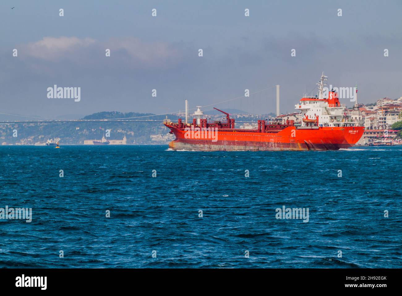 Freighter ship in istanbul hi-res stock photography and images - Alamy