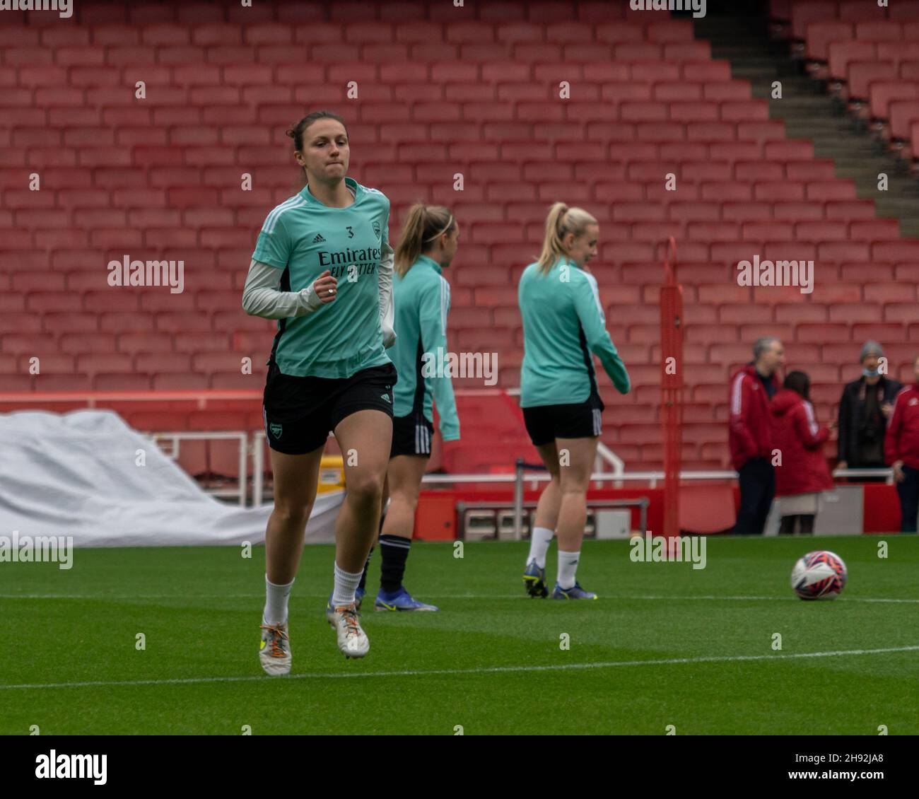 Arsenal open training session at Emirates Stadium (03/12/21) Daniela ...