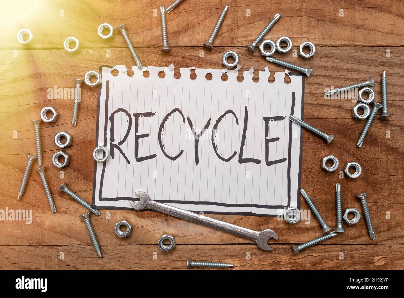 Writing displaying text Recycle. Business showcase ocess of converting ...