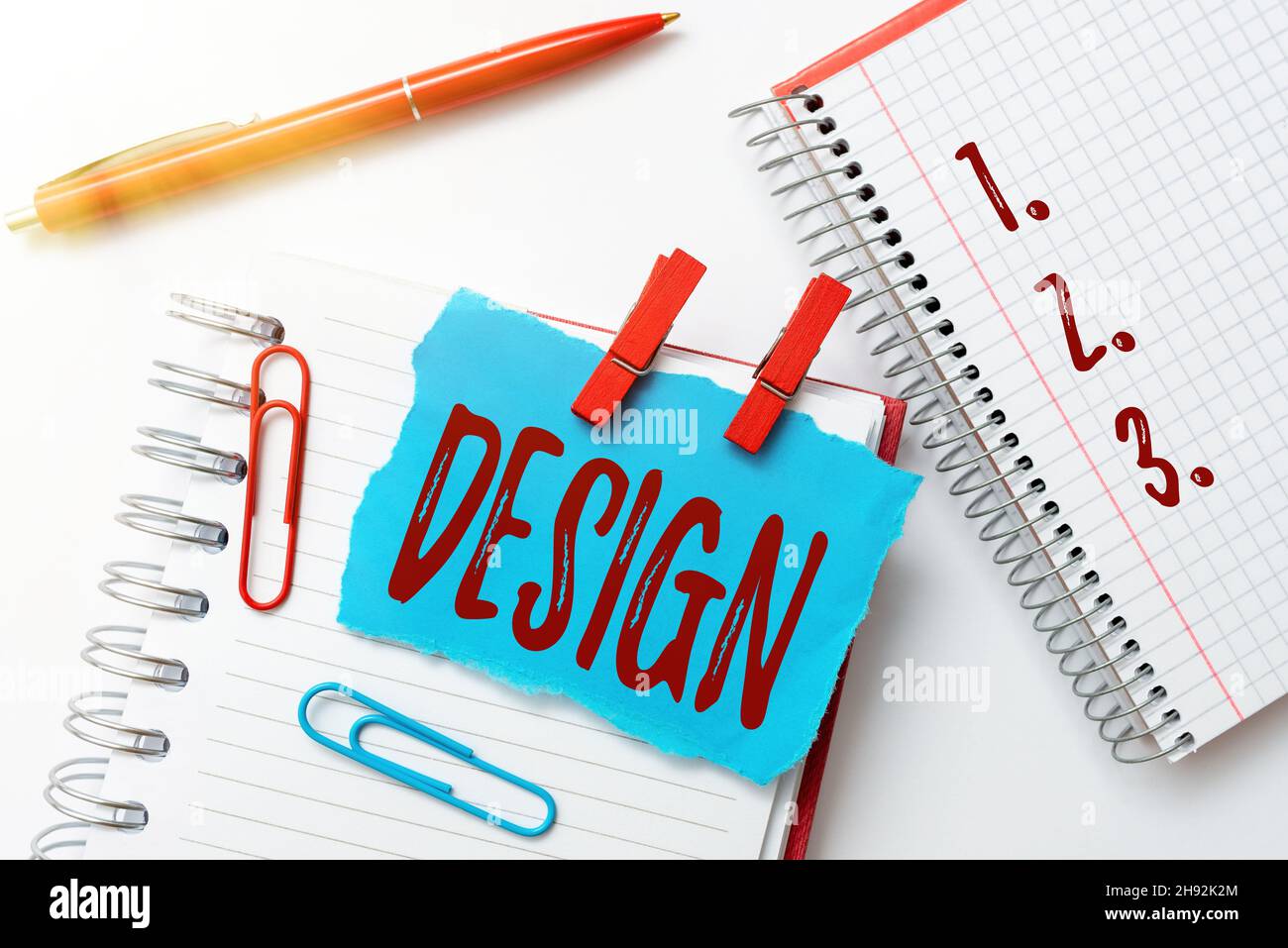 Text sign showing Design. Conceptual photo plan drawing produced to ...